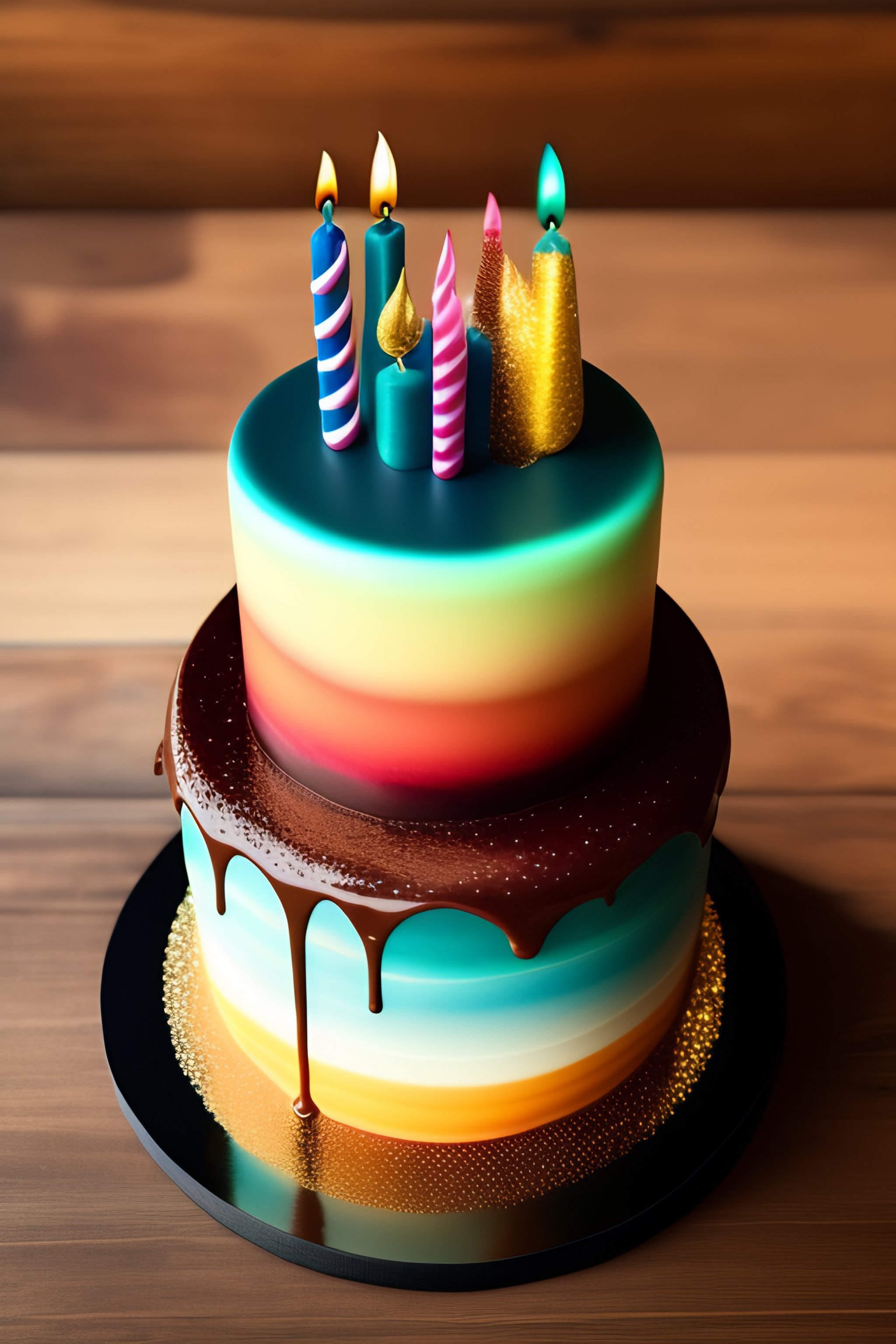 Lexica - Birthday cake for restaurant five year celebration