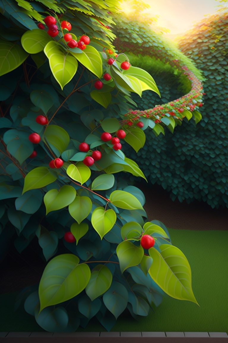 Lexica - Vines, whimsical, growing in a 90 degree angle