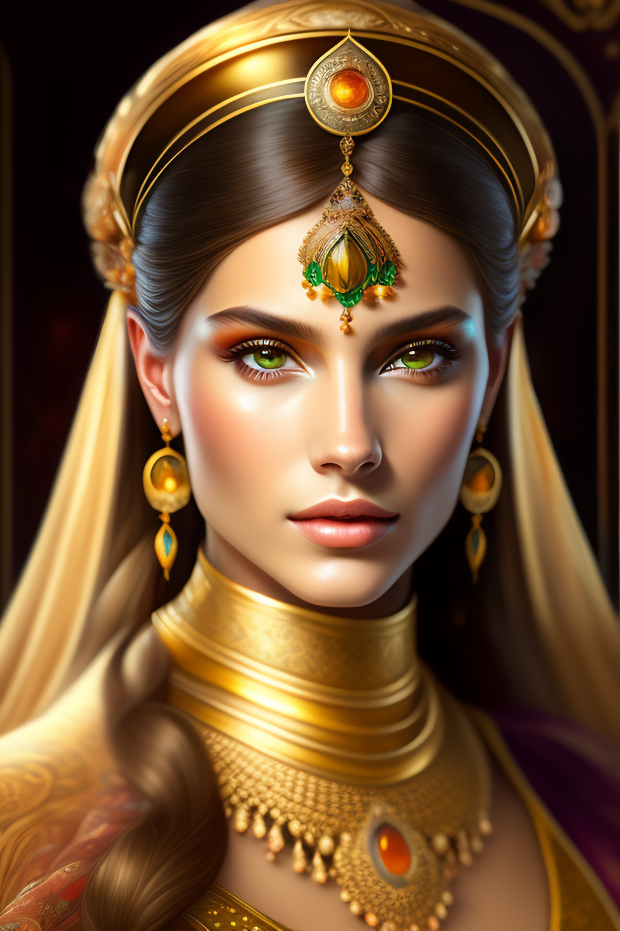 Lexica - Beautiful portrait of an attractive Princess, beautiful ...