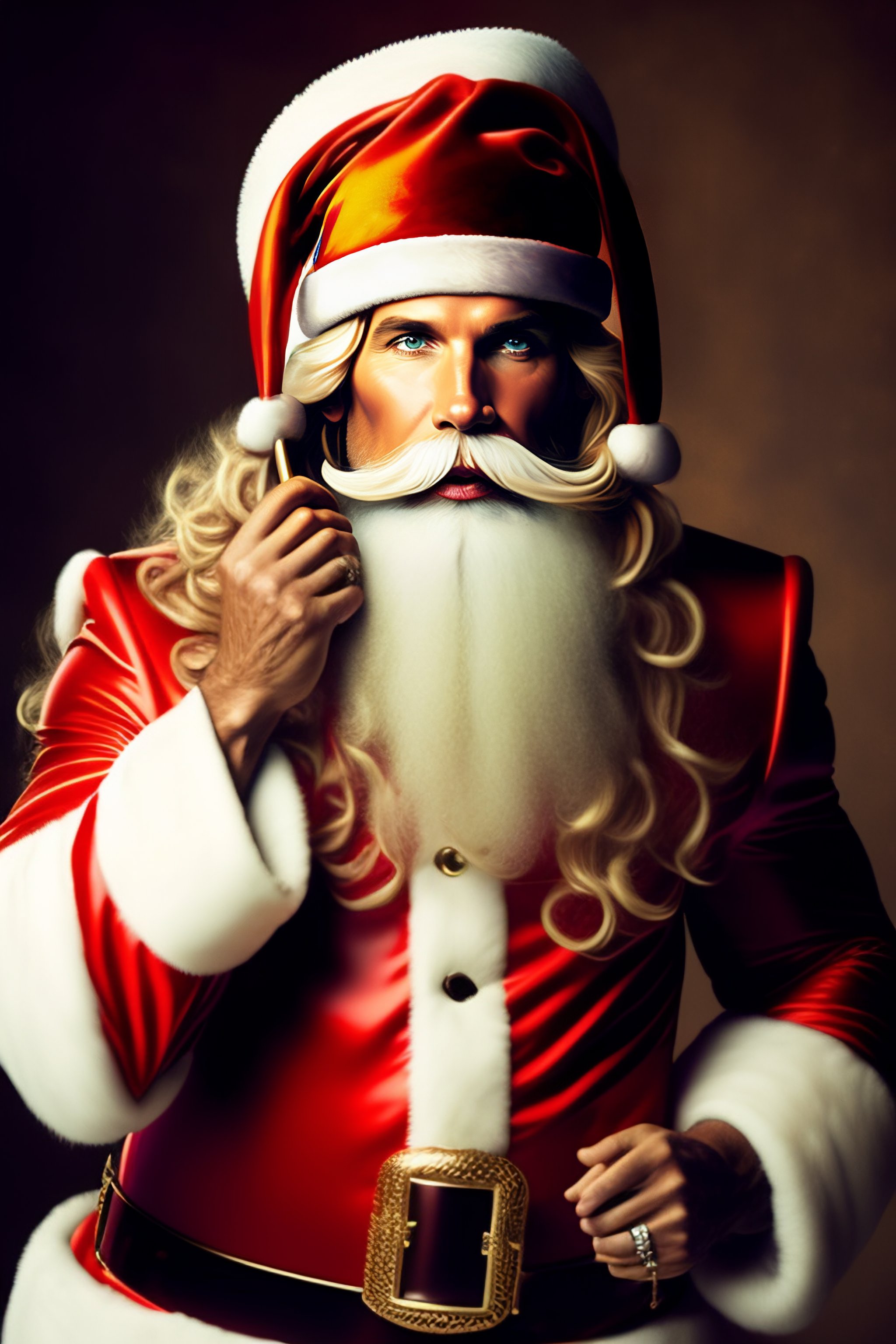Lexica - Steven Tyler as Santa Claus