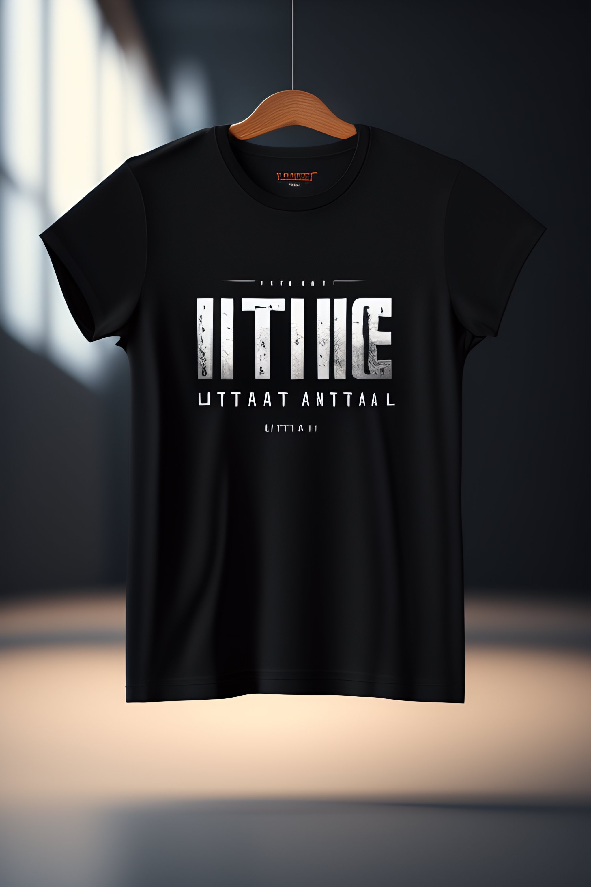 Lexica - Ultra realistic, unreal engine, empty, black T-shirt mockup ...