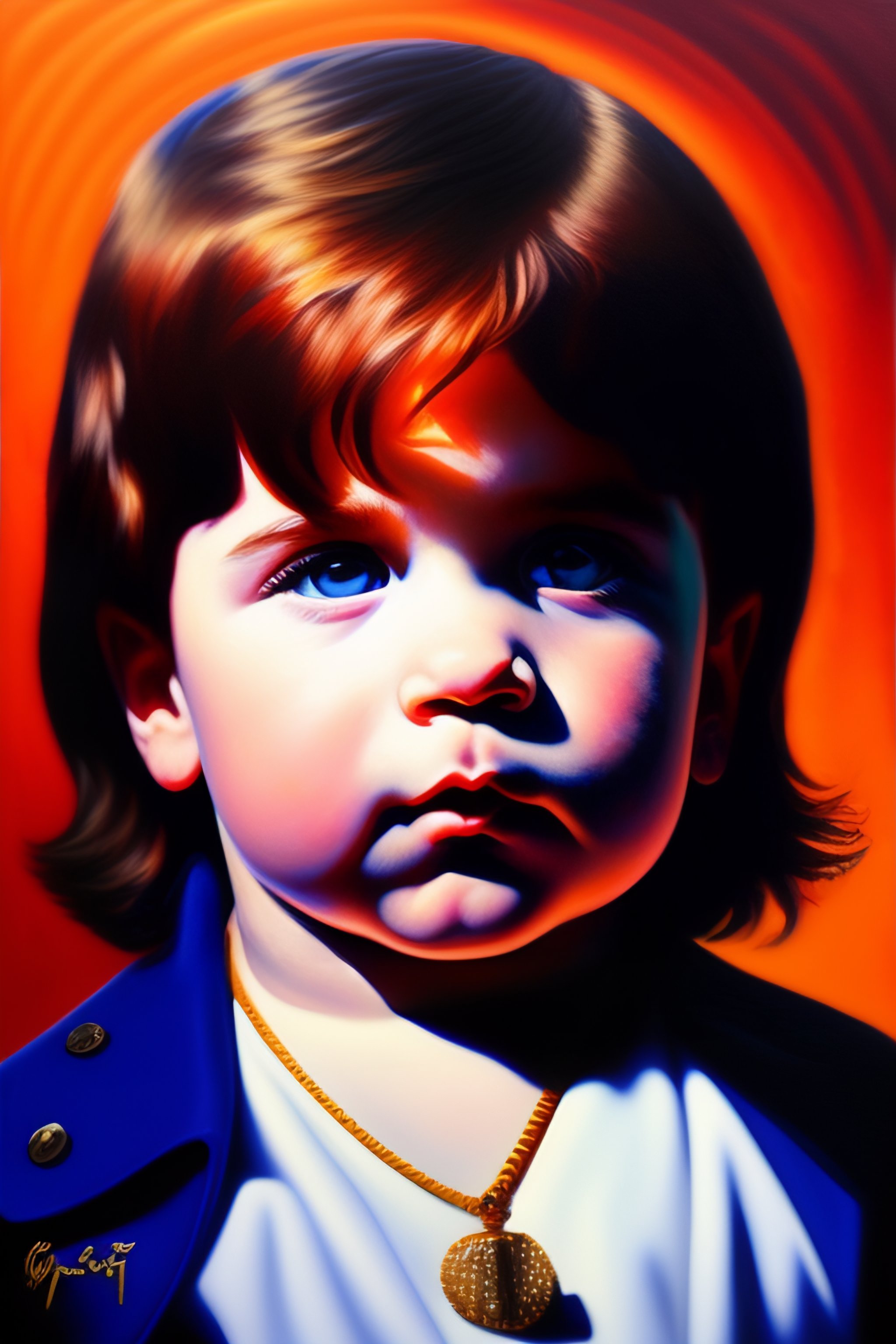 Lexica - Baby ozzy osbourne, oil painting