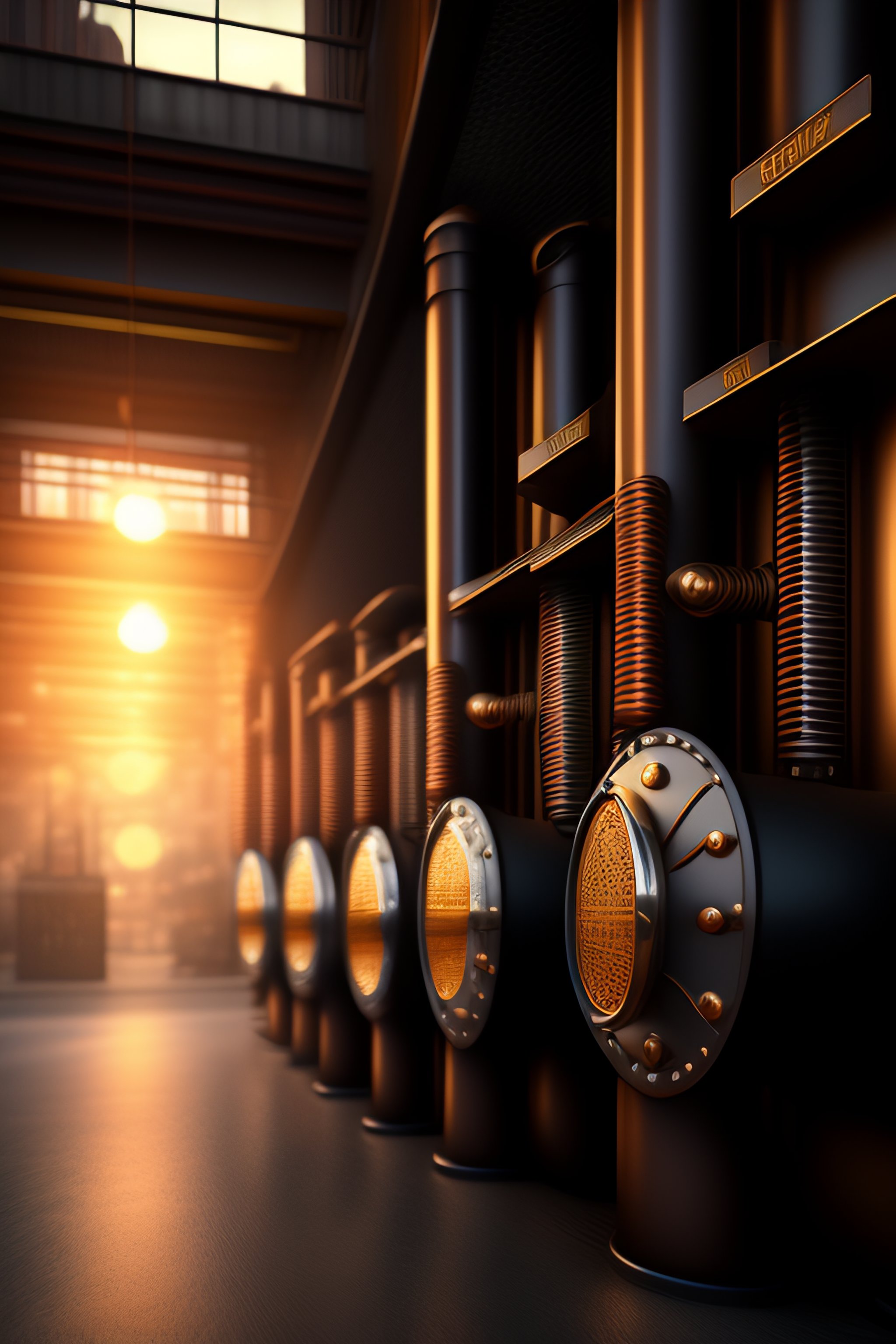 Steampunk Wallpaper Pipes