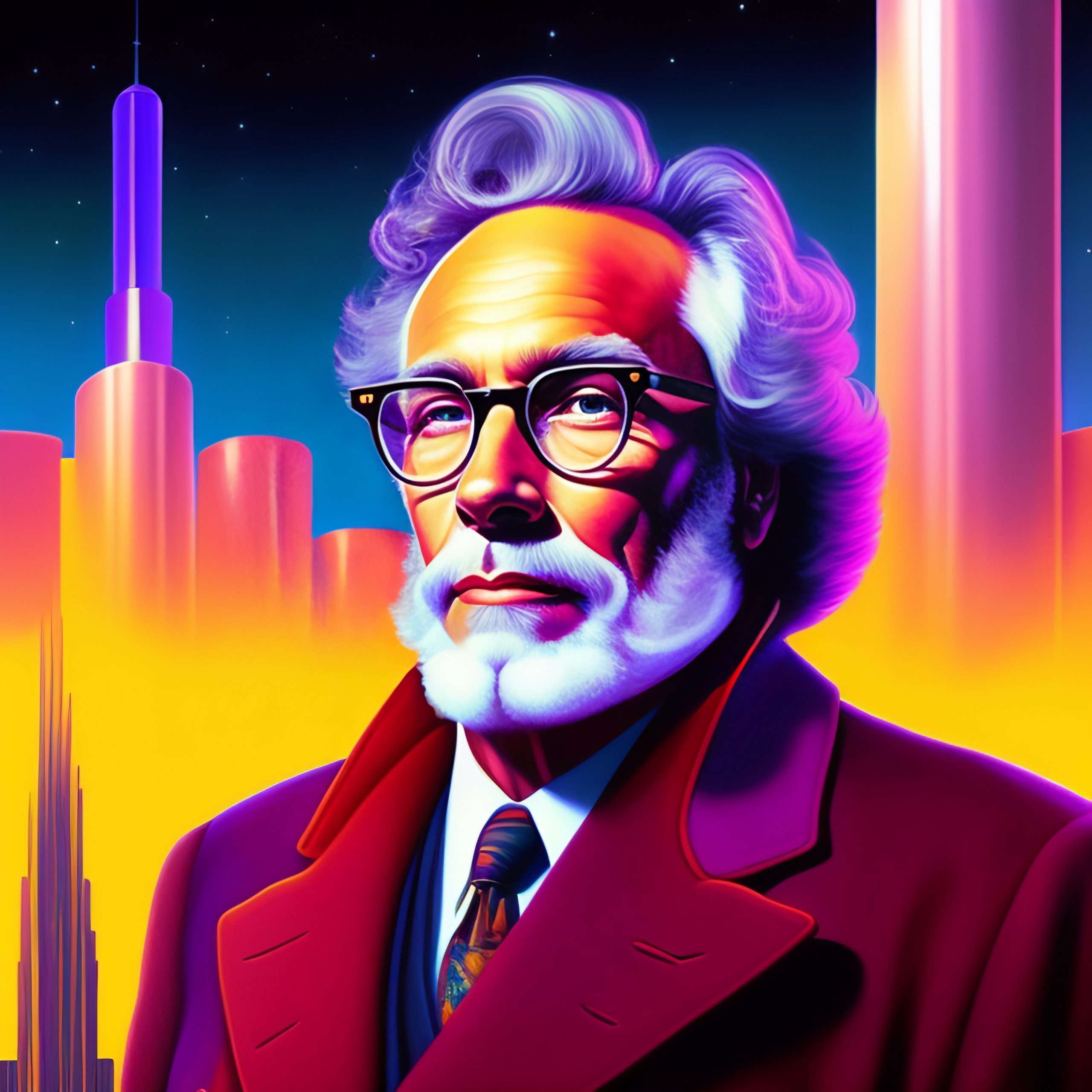 Isaac Asimov Wallpaper