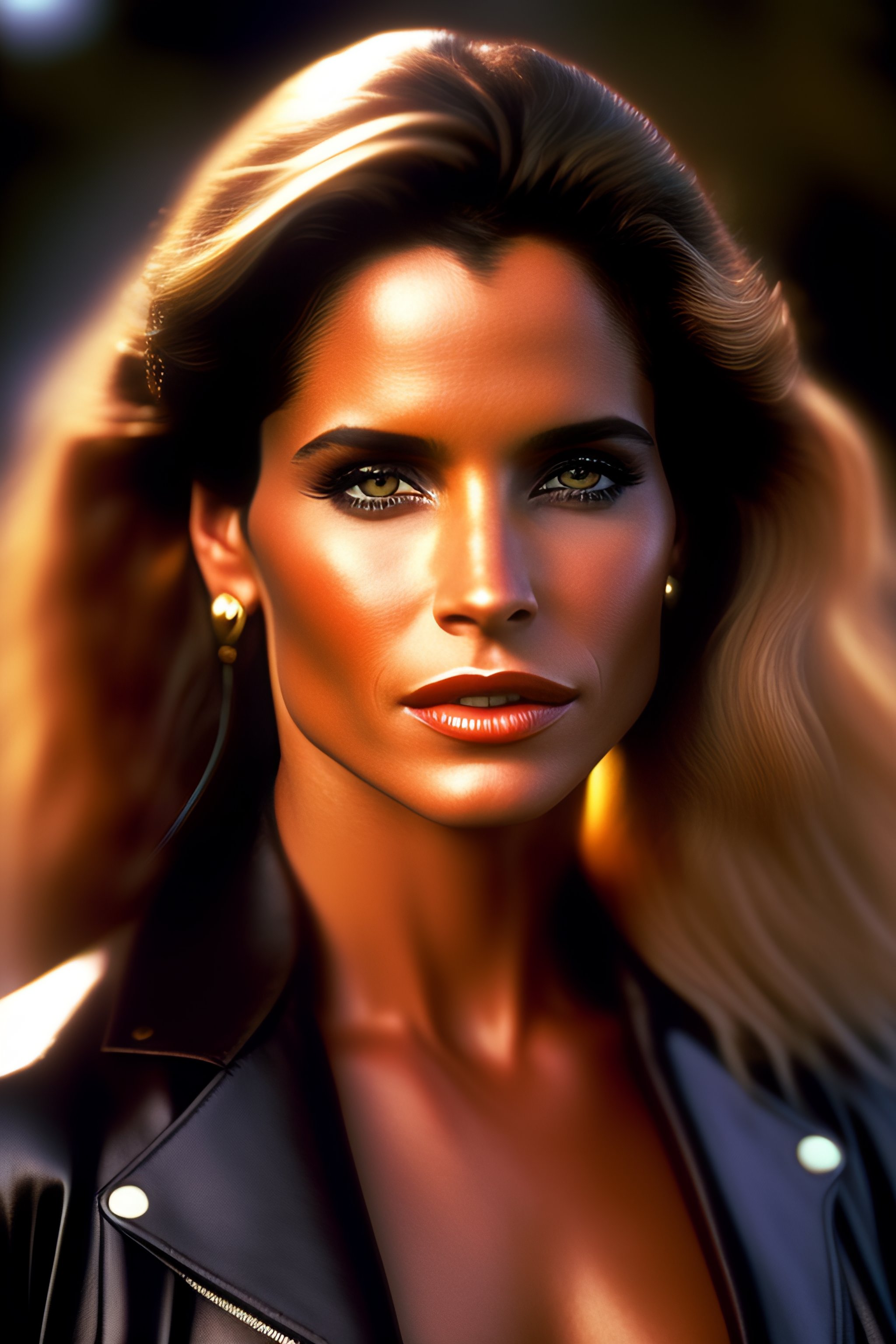 Lexica - A highly detailed cinematic headshot photograph of a beautiful ...