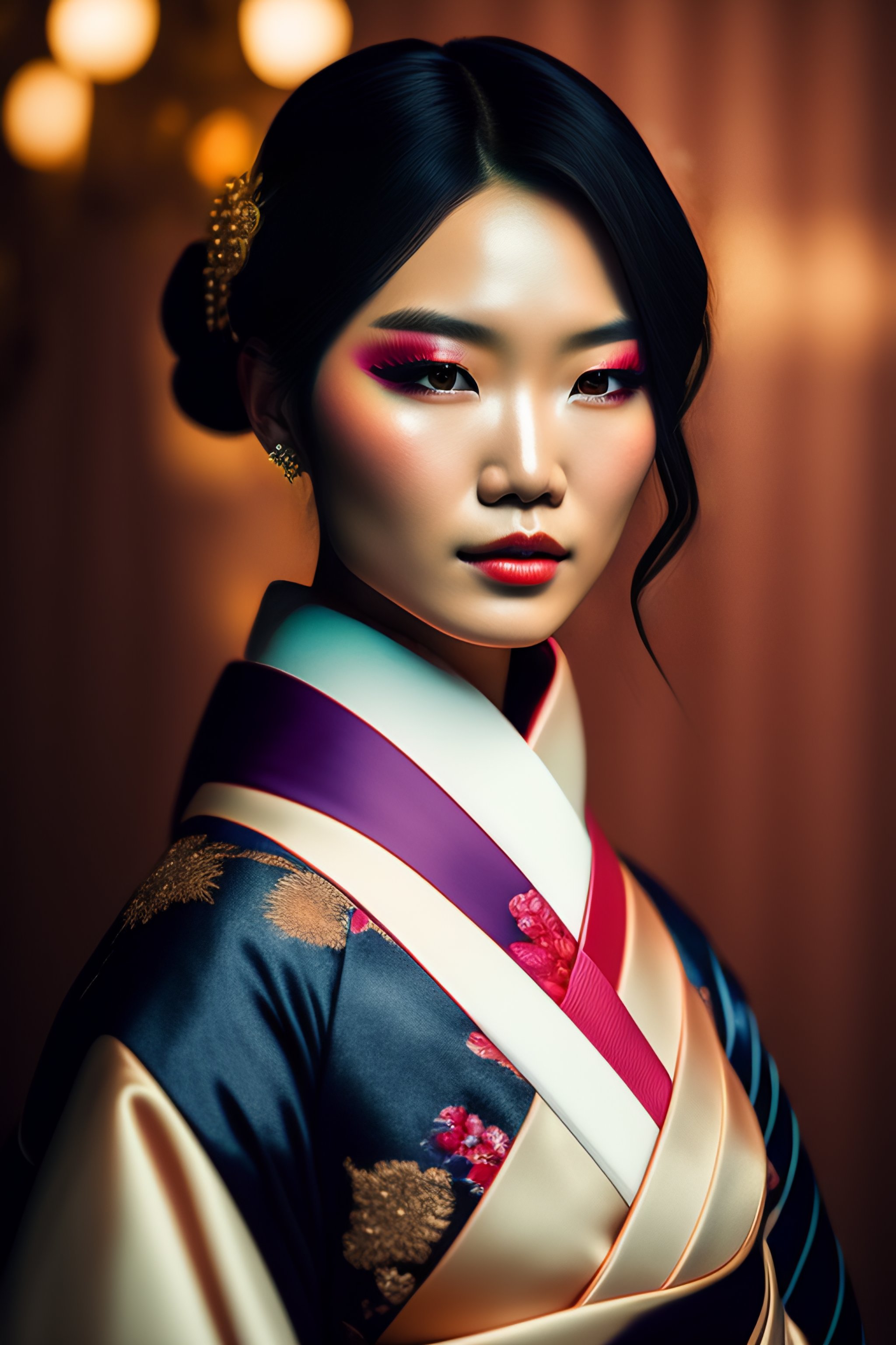 Geisha Fashion Makeup