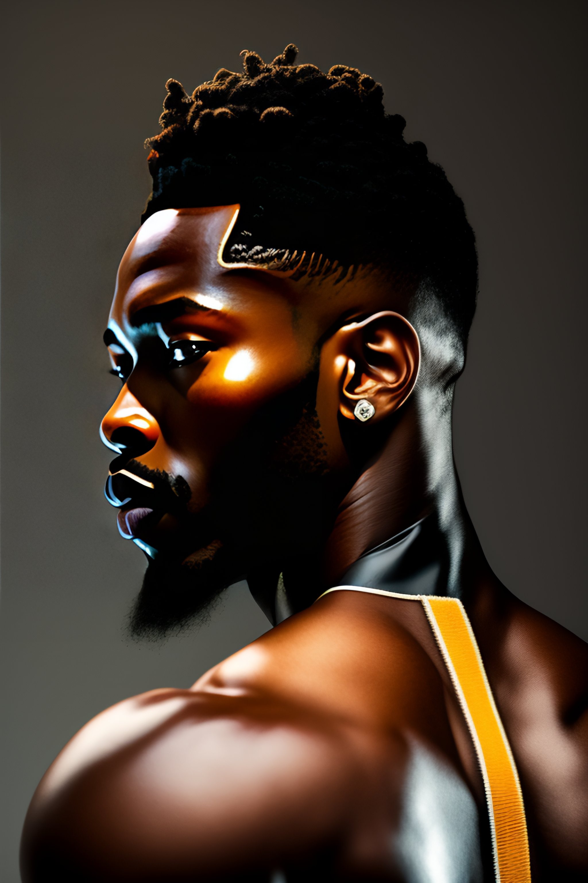 Lexica - 23 black man, masculine.