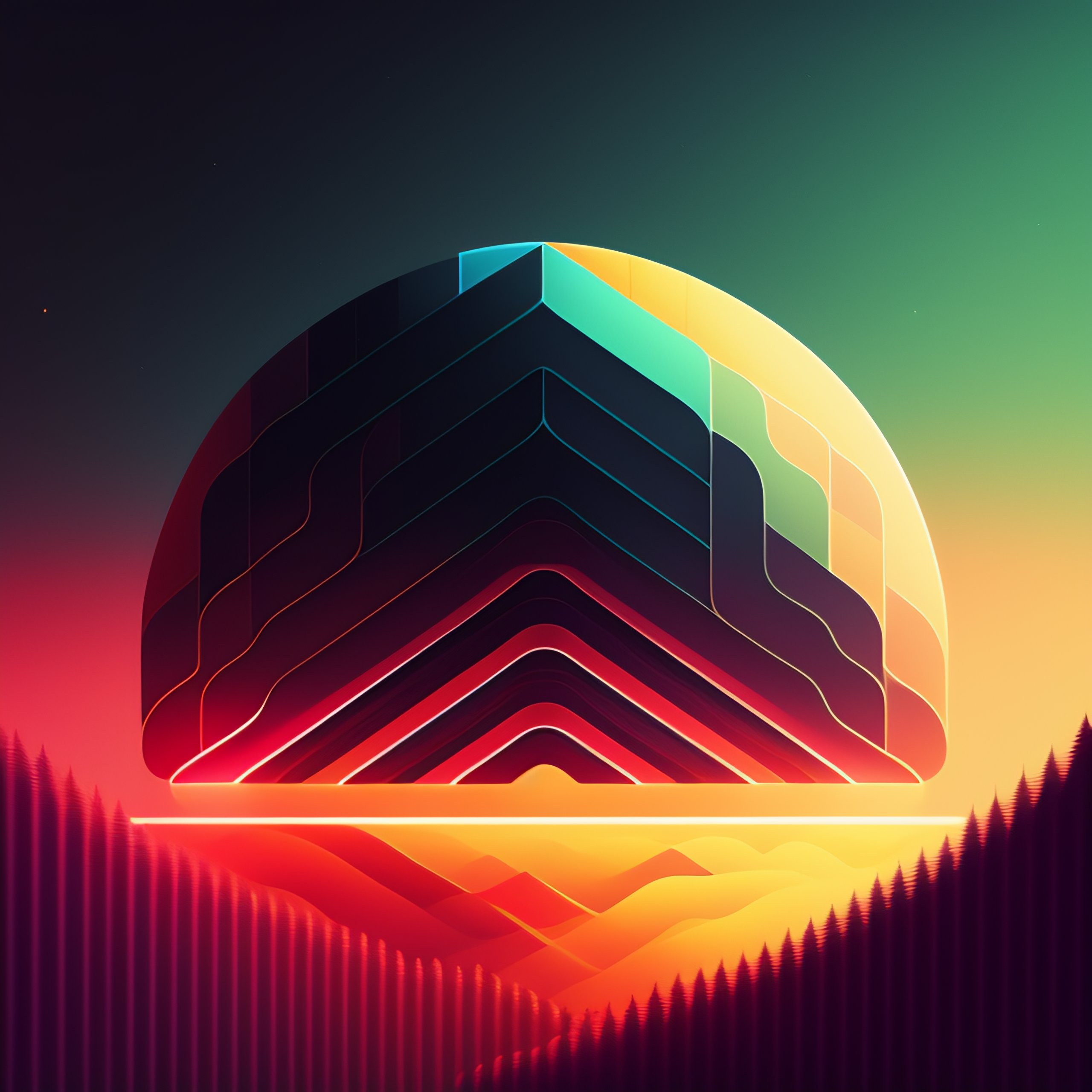 Lexica - Brain lightning, "M", logo, 2d, geometric design, minimalistic ...