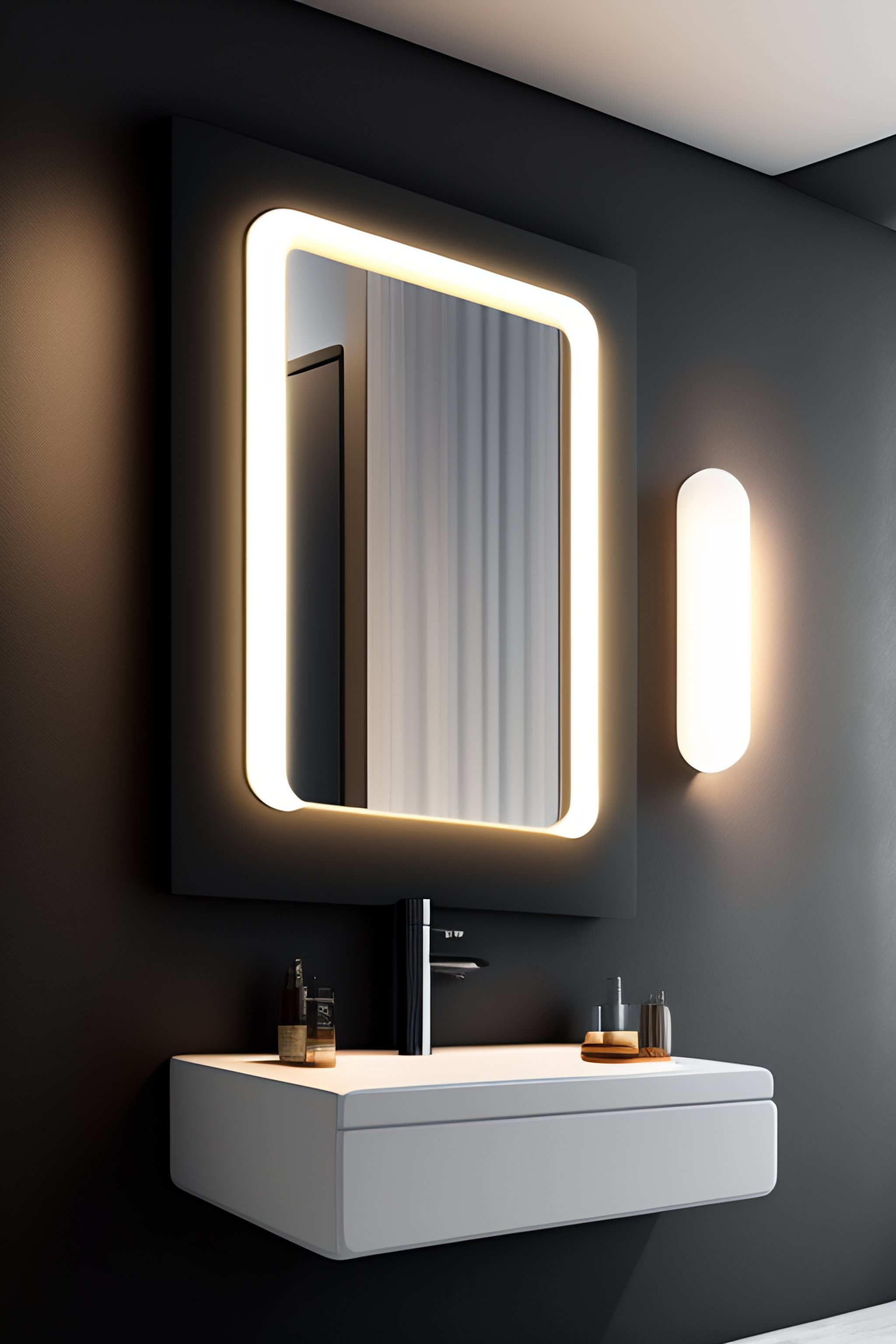 Lexica - Modern 3 light vanity fixture LED