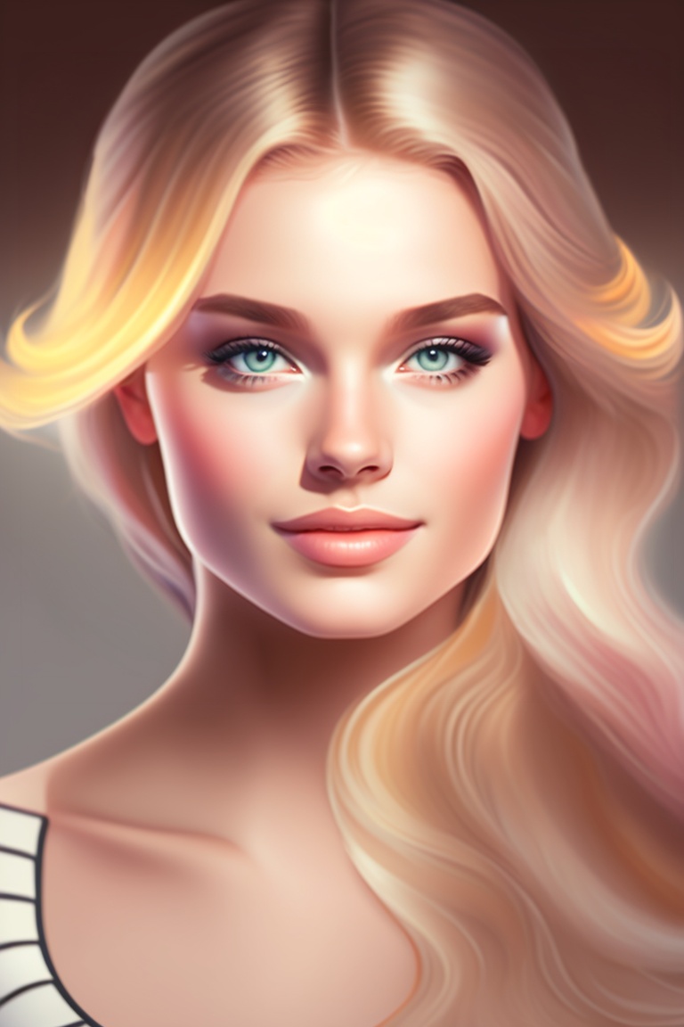 Lexica - Beautiful young blonde realistic image