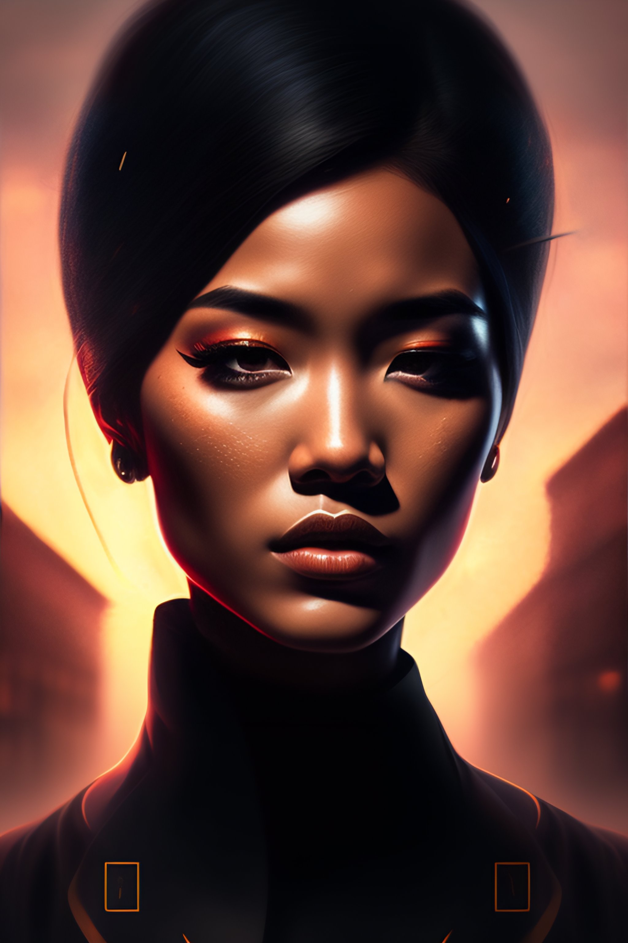 Lexica - One person, dark, emotional, digital art