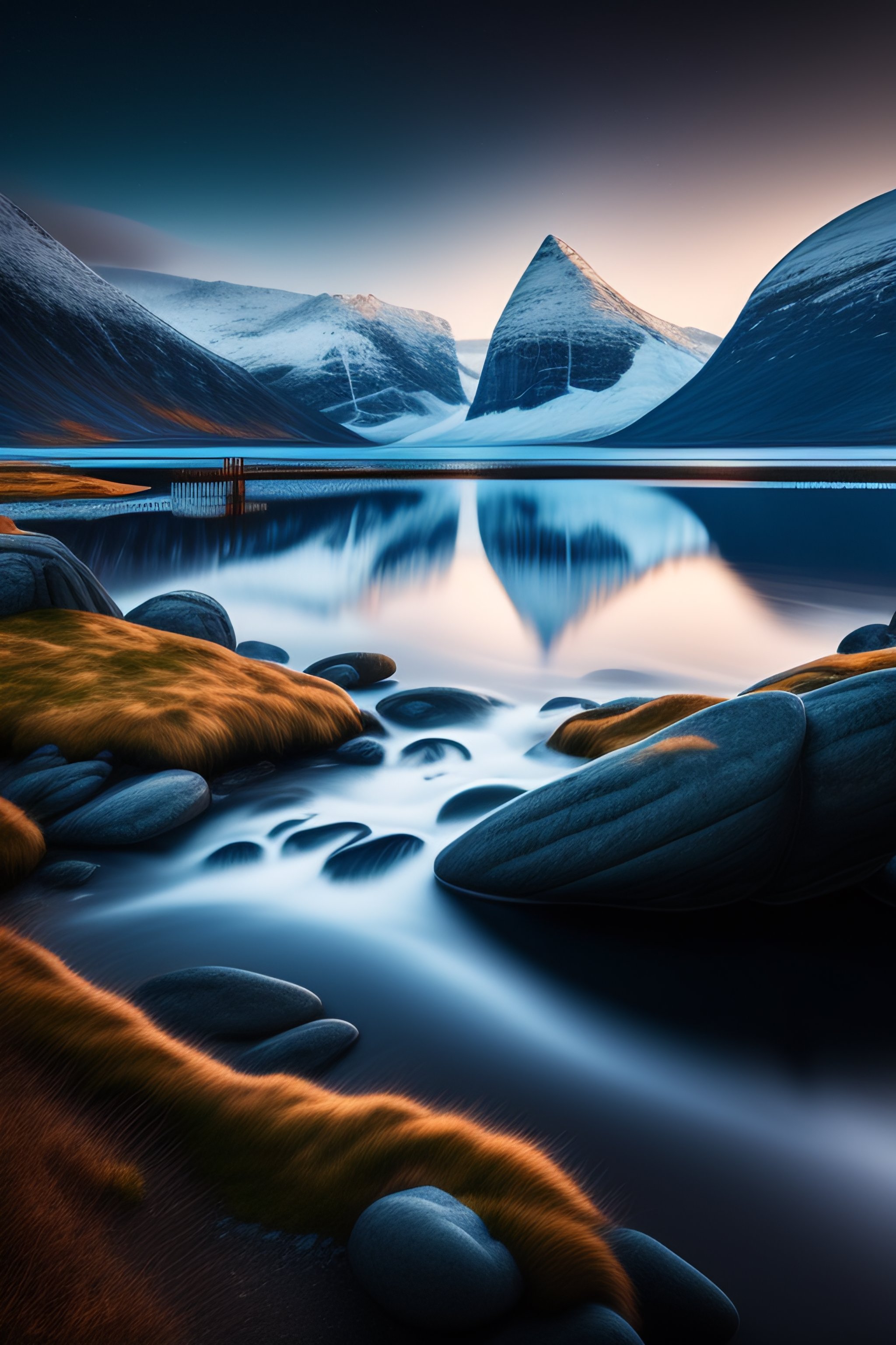 Lexica - A beautiful landscape photo in northern Norway by a ...