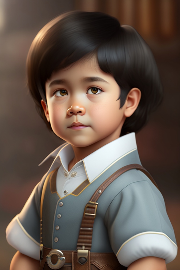 Lexica - A small, burly boy with black hair