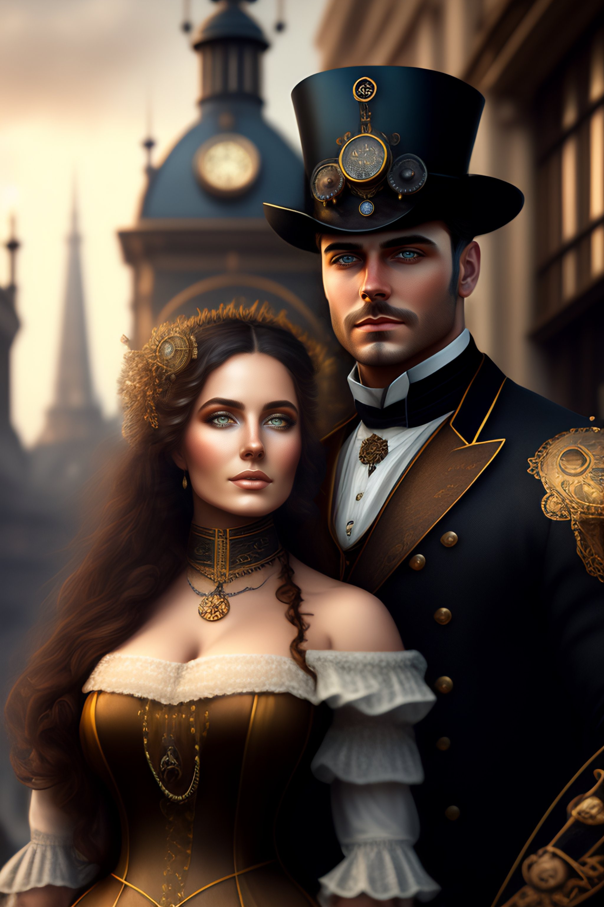 Lexica - Steampunk, victorian london landscape, beautiful, stunning ...