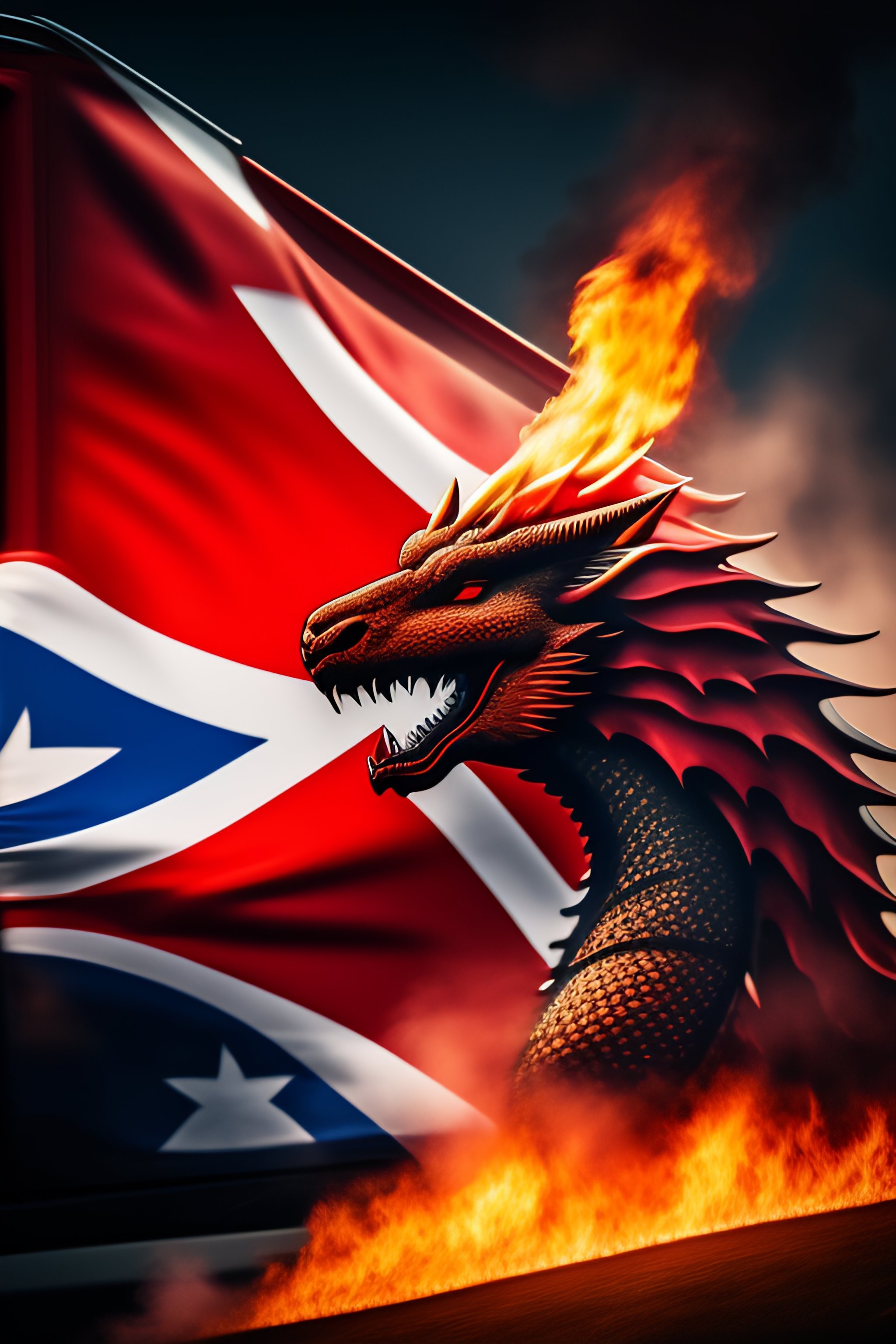 Lexica - Welsh flag under a union jack with dragon rising out of the ...