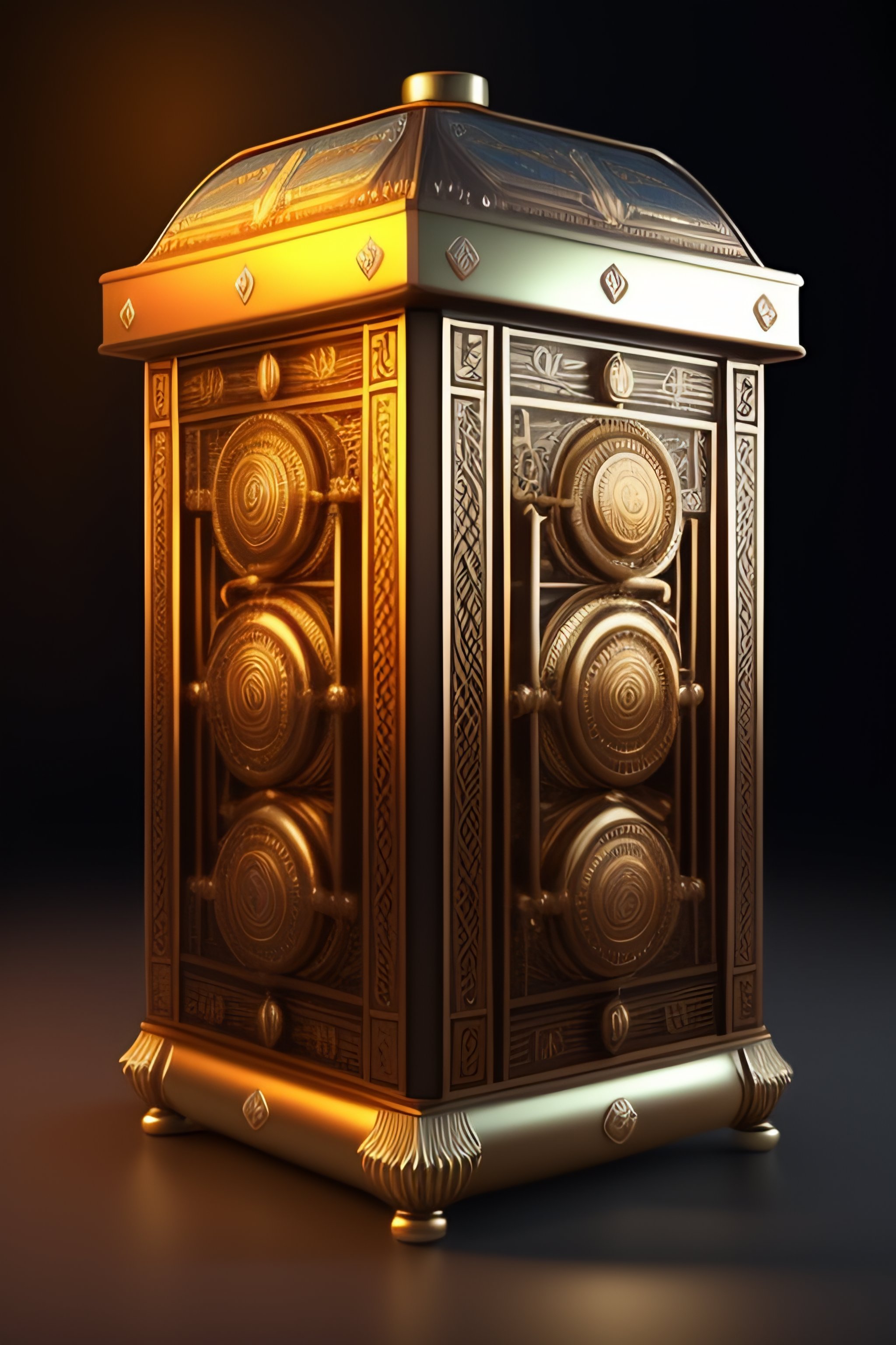 Lexica - Hyperrealistic Apple styled minimal steam punk ancient big ...