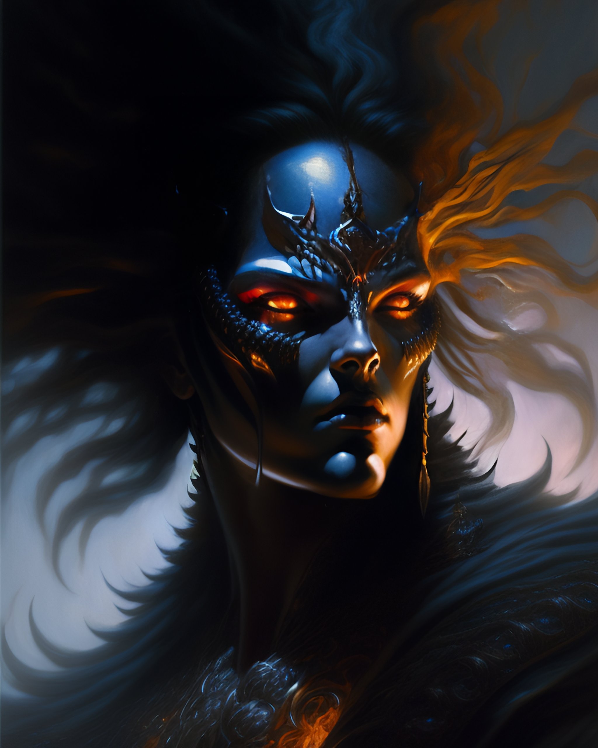 Lexica - A demon made of wisps of smoke ready to tear into your soul ...