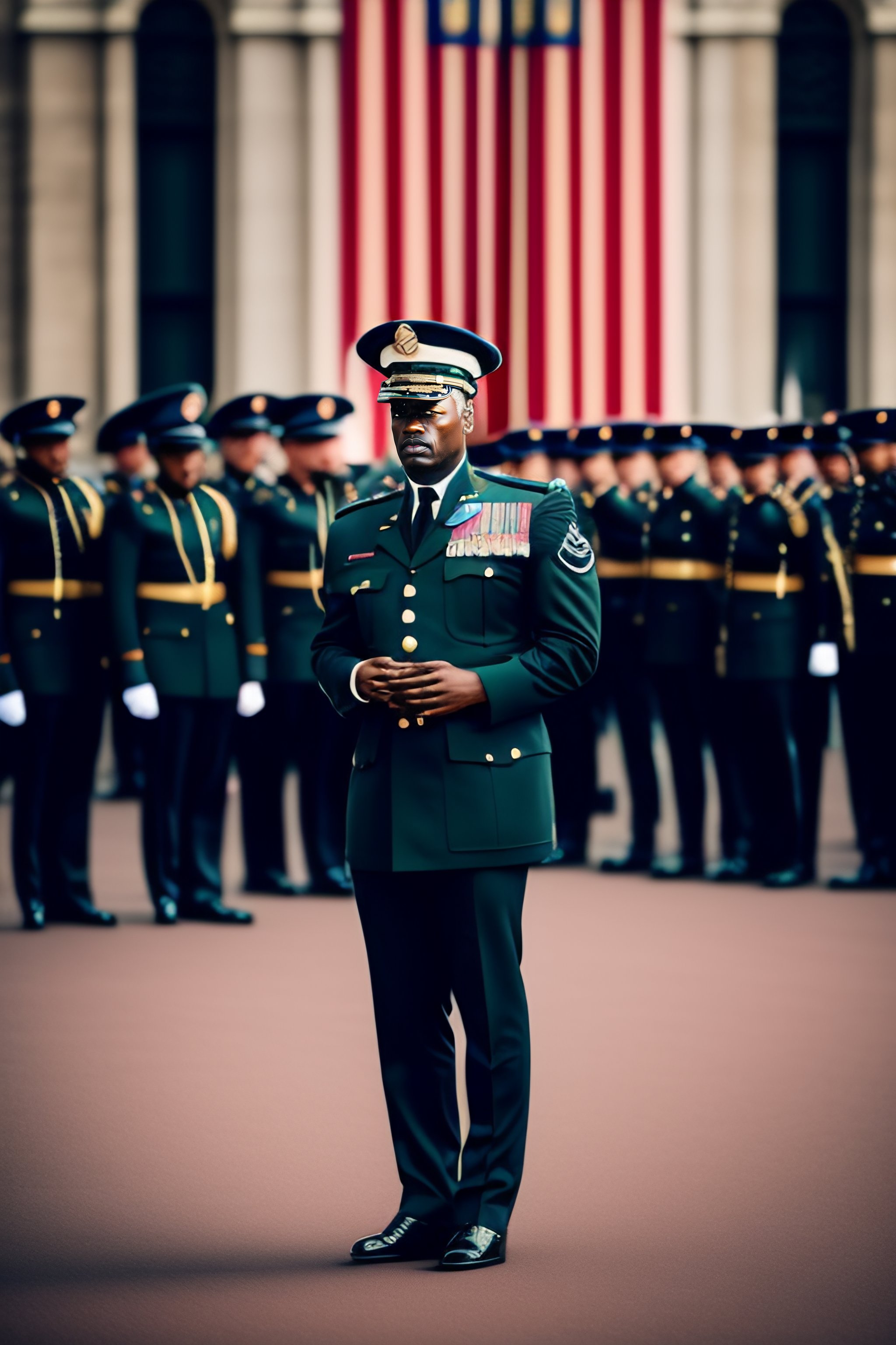 Lexica - Military officer speaking in public