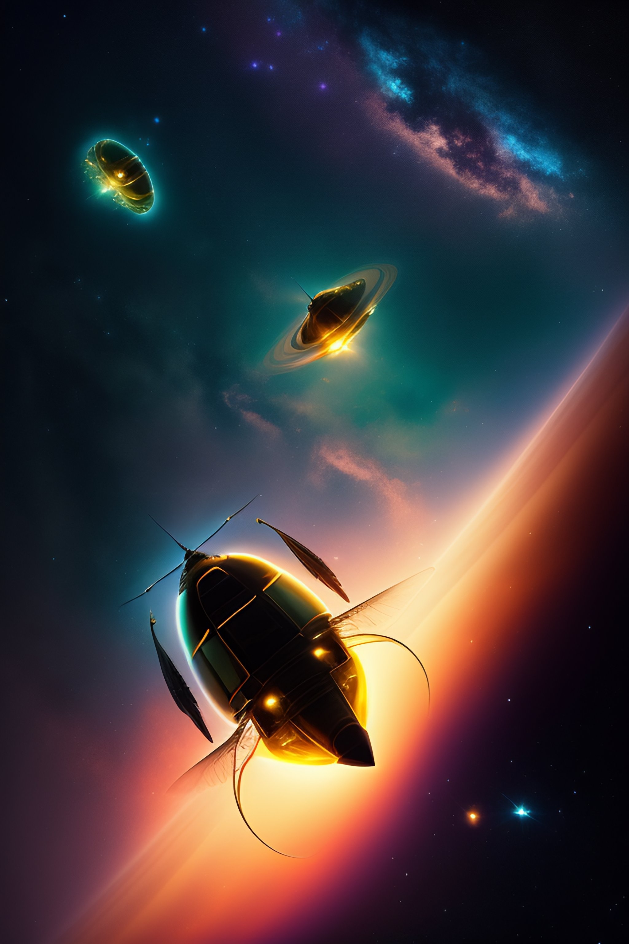 Lexica - Five fireflies in space, the movie