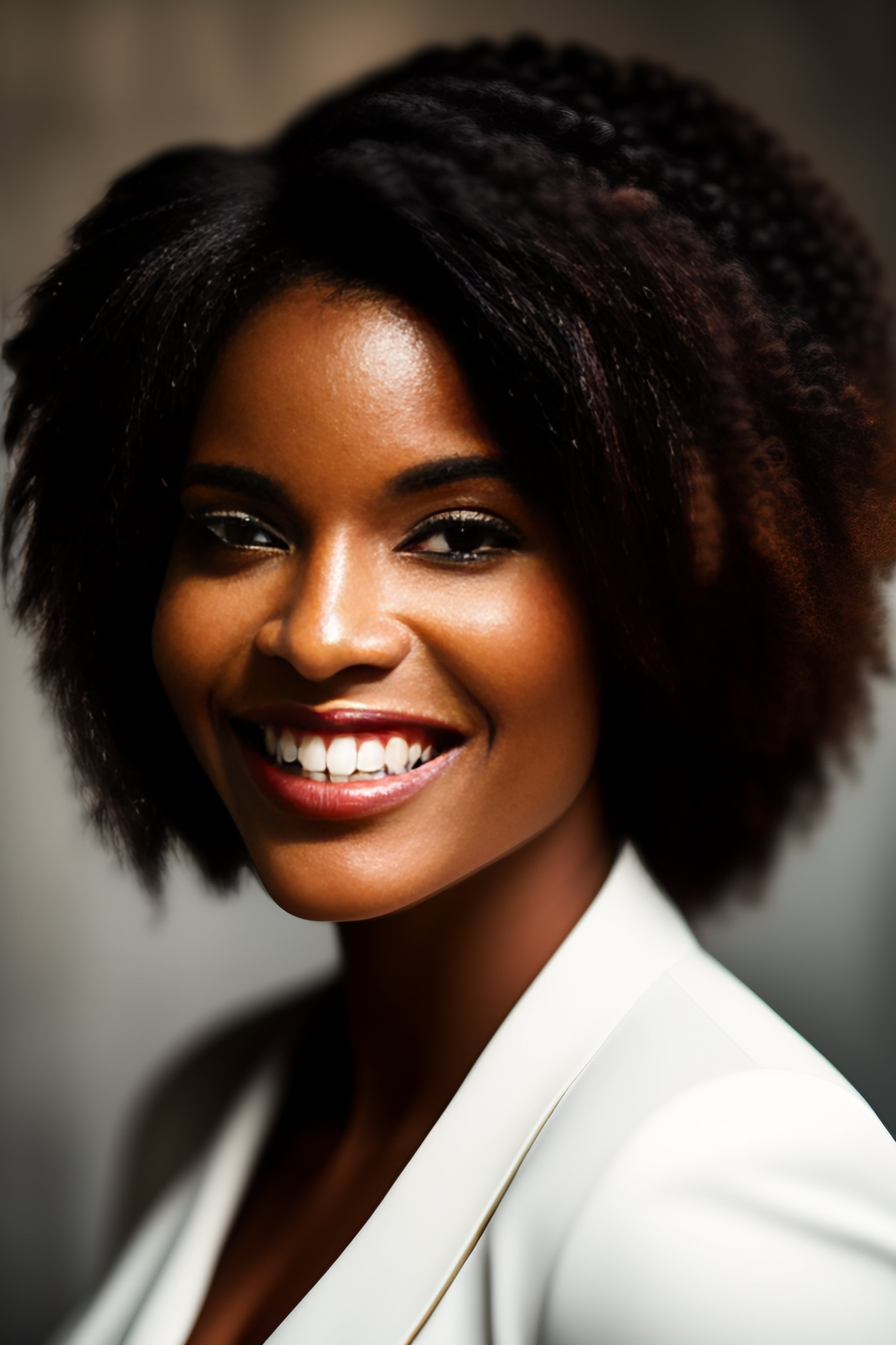 Lexica - Black woman smiling