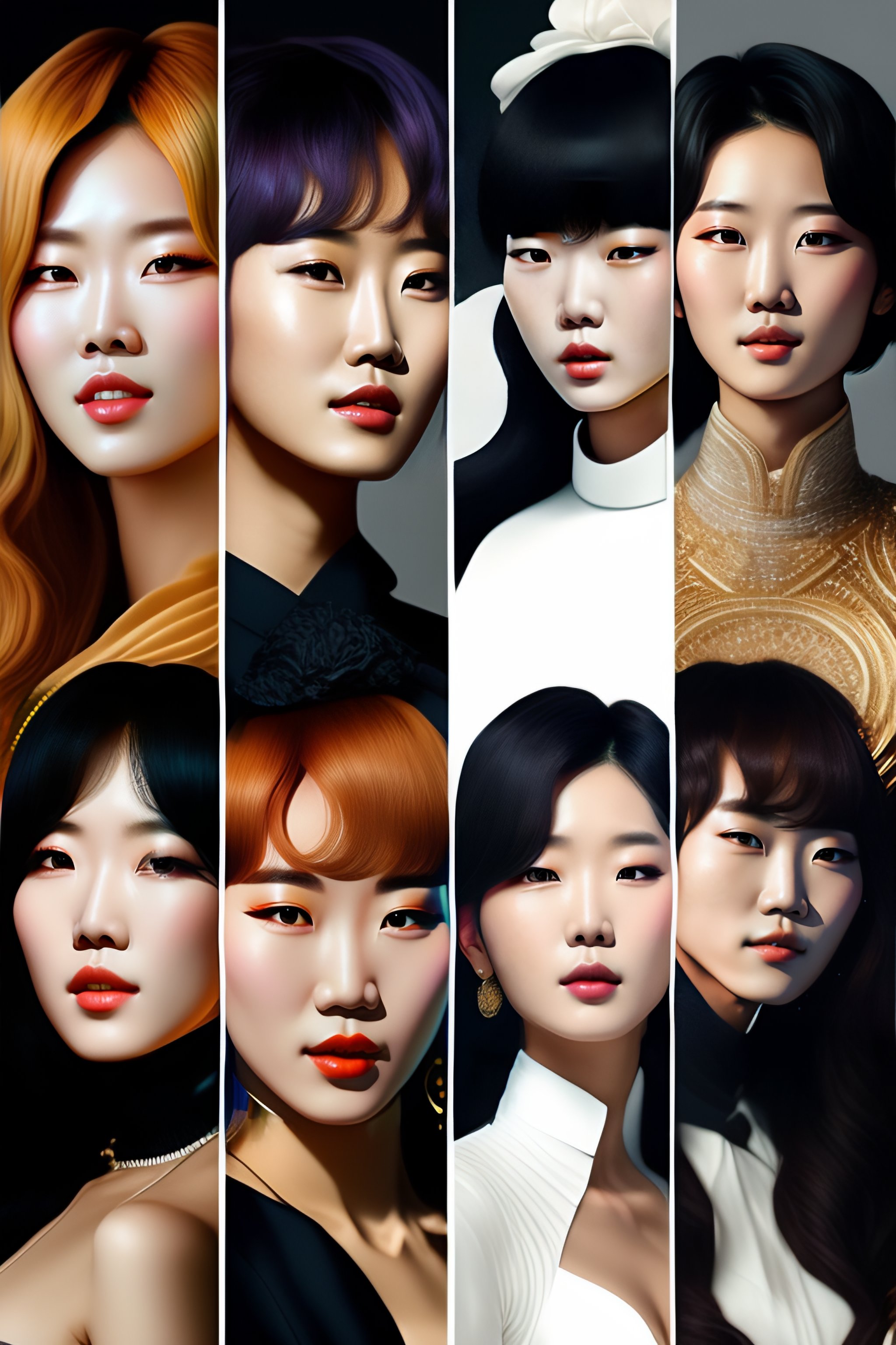 Lexica - Portrait of kpop idol