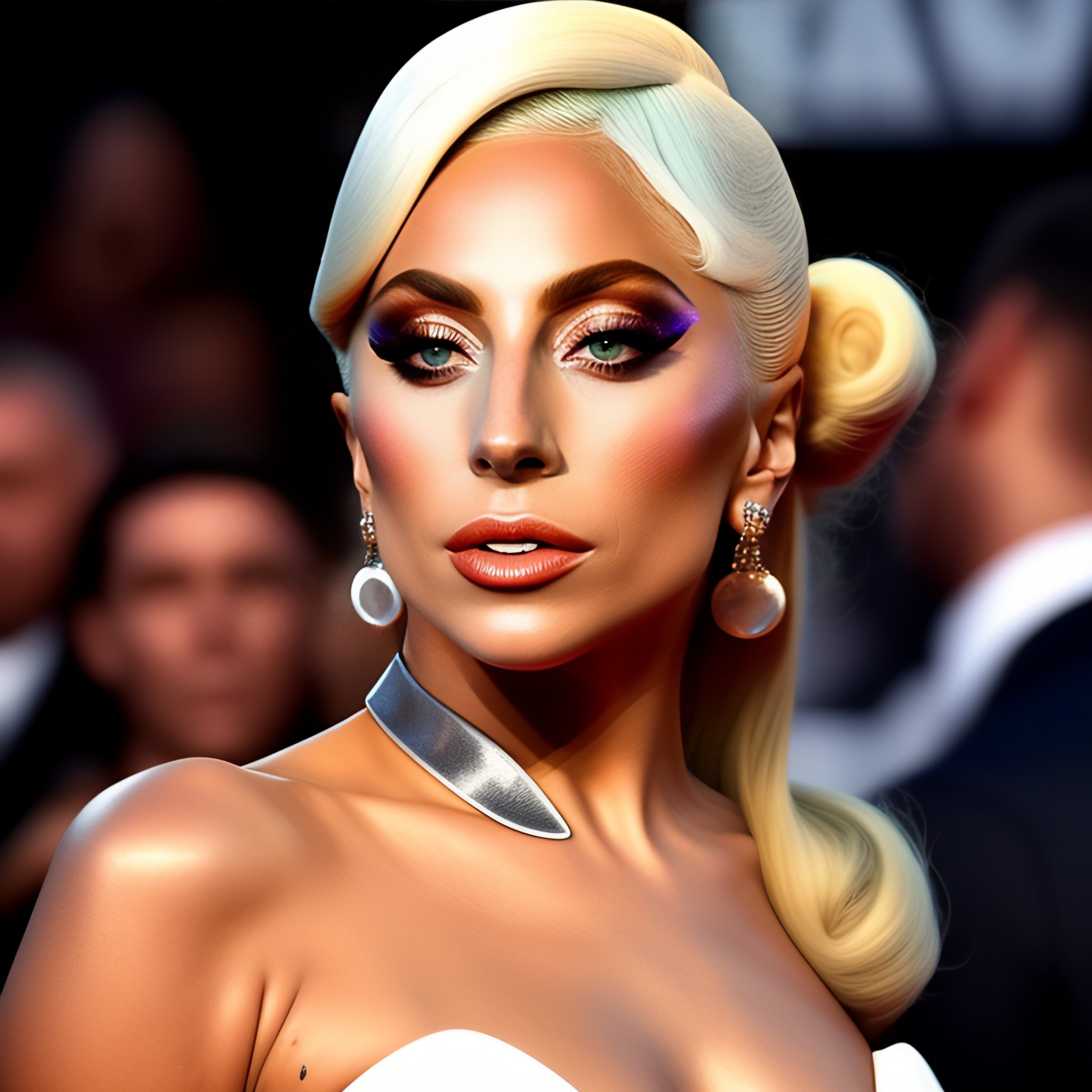 Lexica - Lady gaga face without makeup