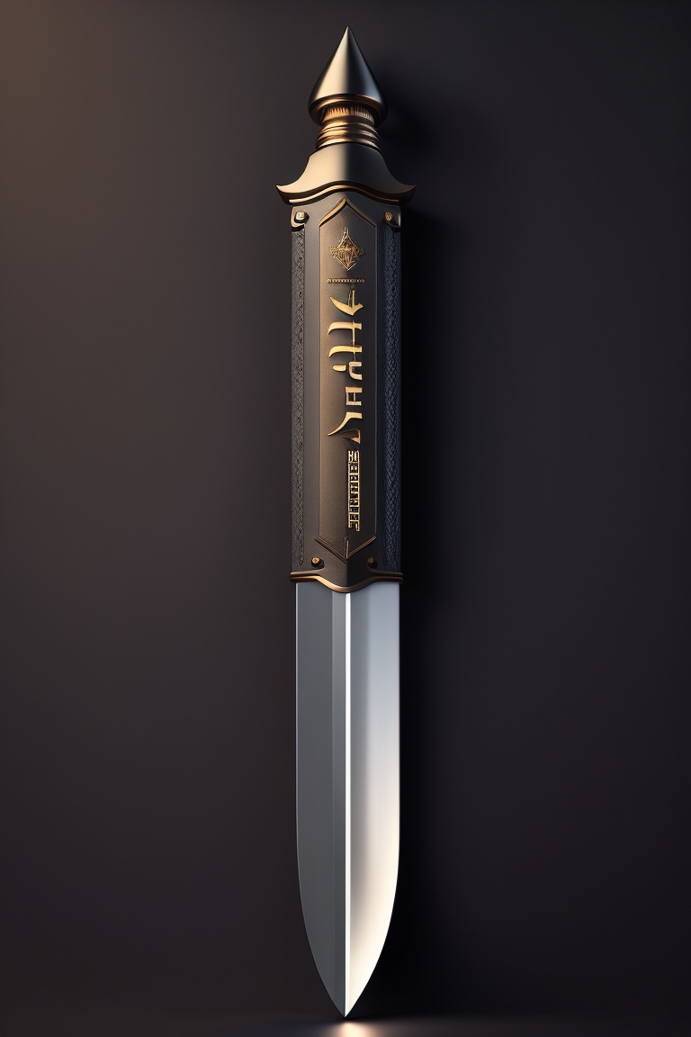 Lexica - The sword Excalibur is stuck in a rusty basalt rock, on the ...