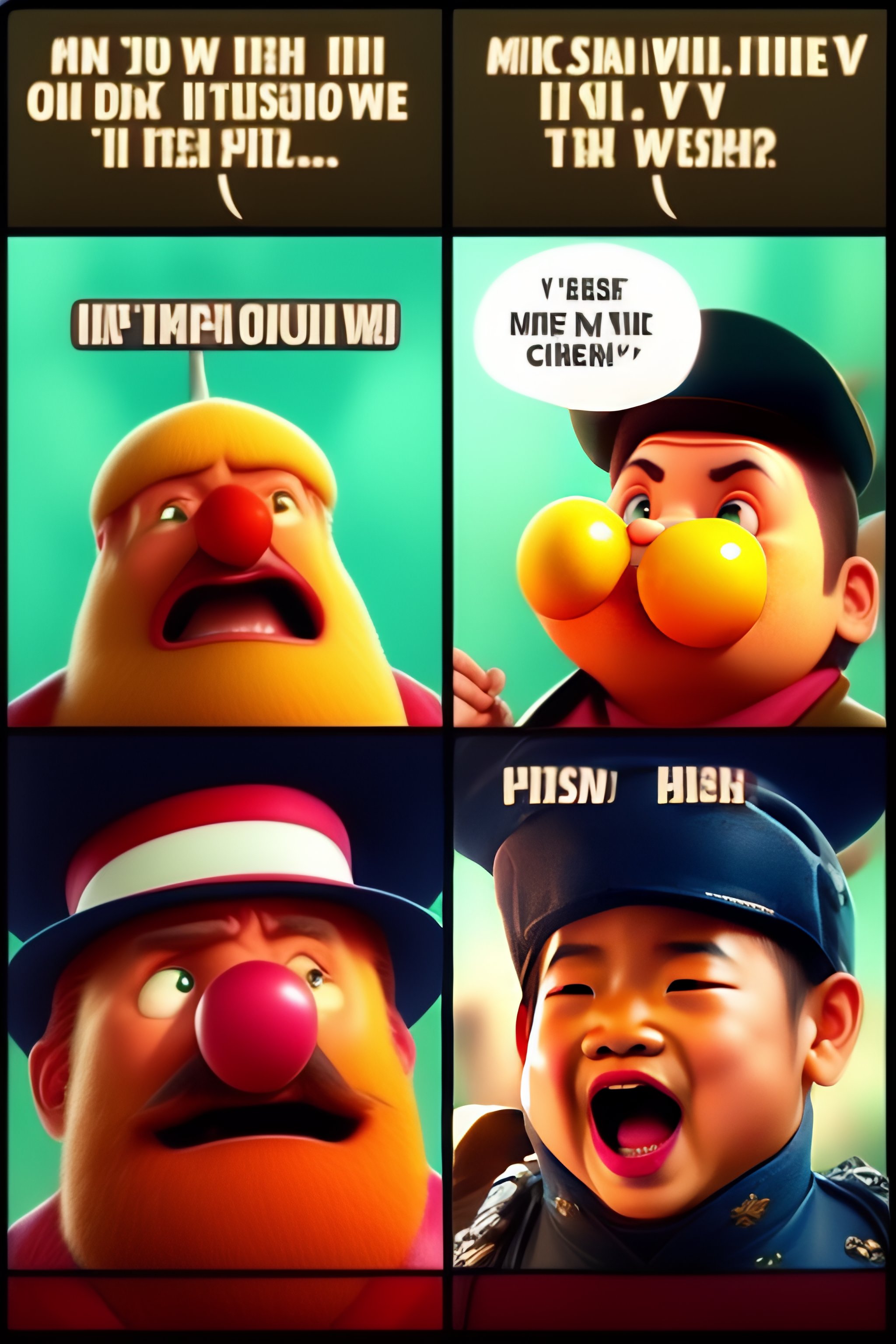 Lexica - Funny characters with dialogs to laugh