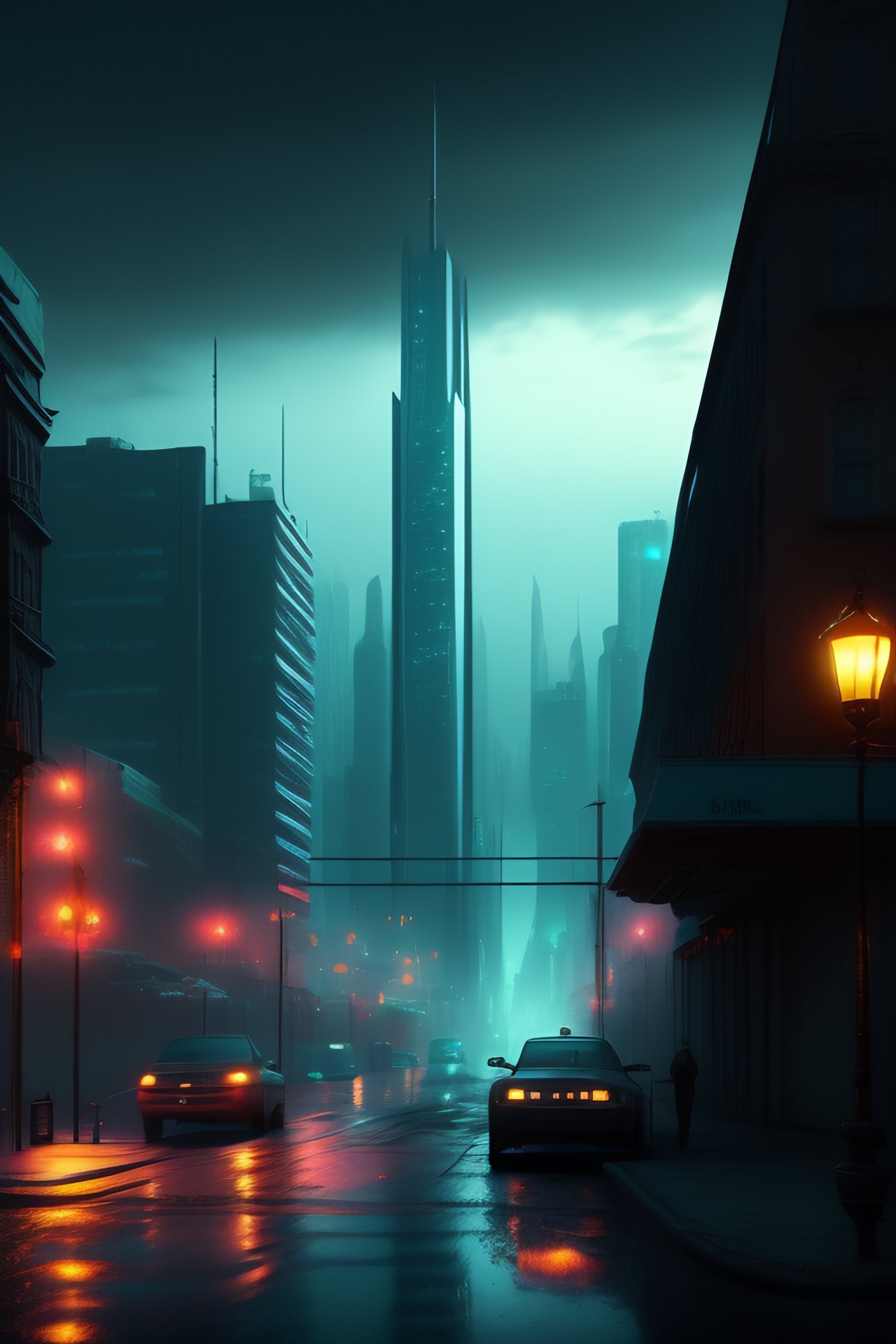 Lexica - Https://files.fm/u/43d8w4px5, CITY Horror scenery, movie, 4k, hd