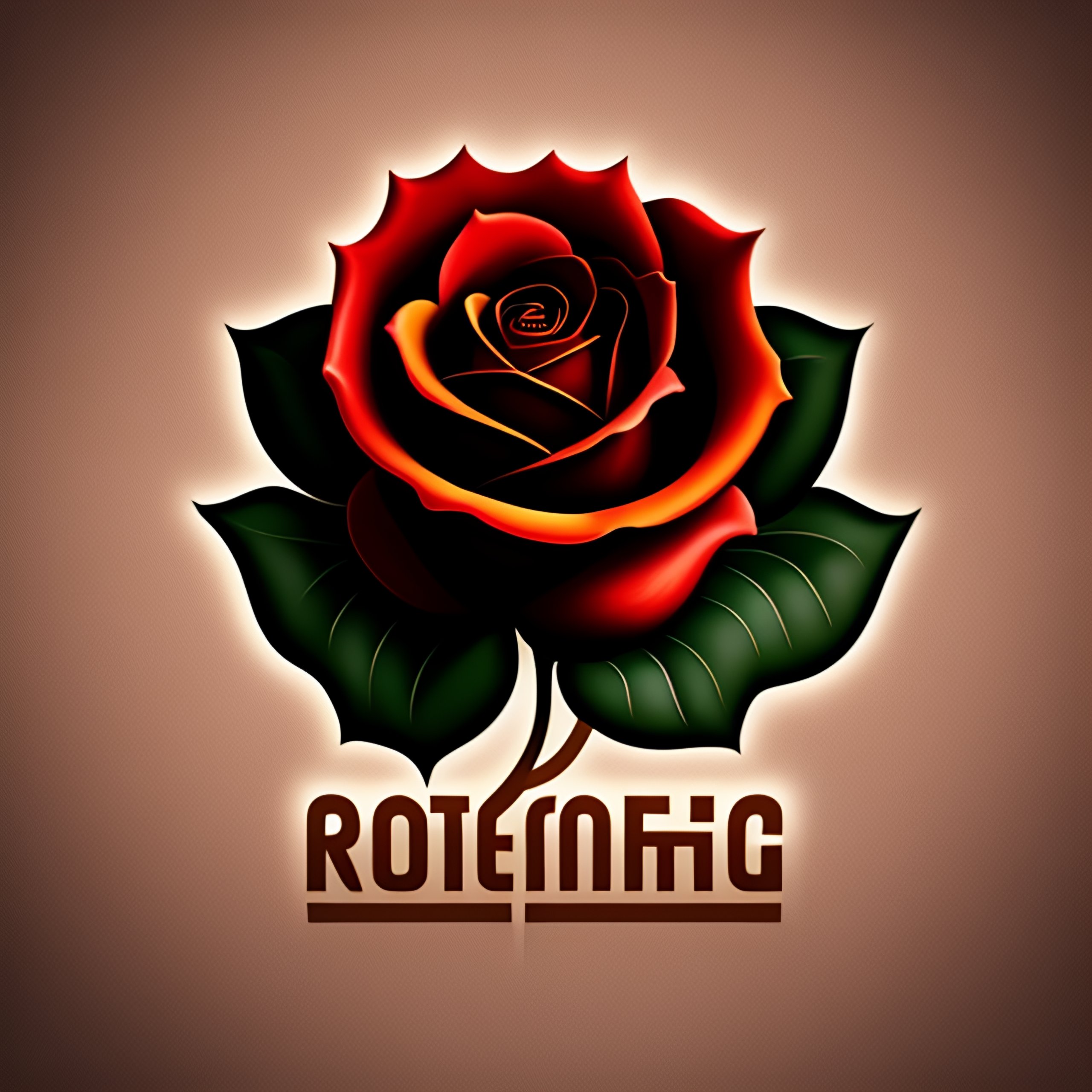 Lexica - Professional vector logo of an rose selling company, 2d, flat ...