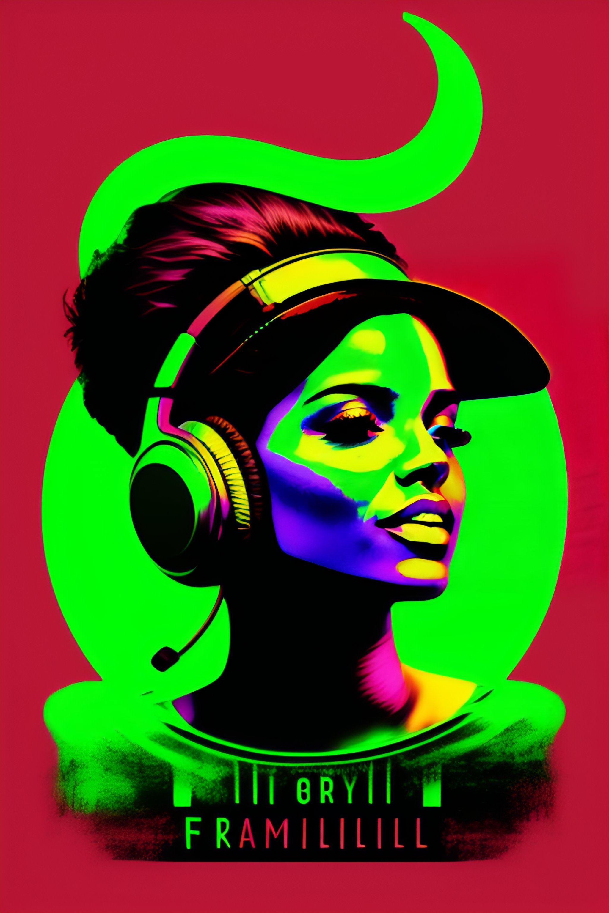 Lexica - Graphic design for t-shirt printing featuring headband ...