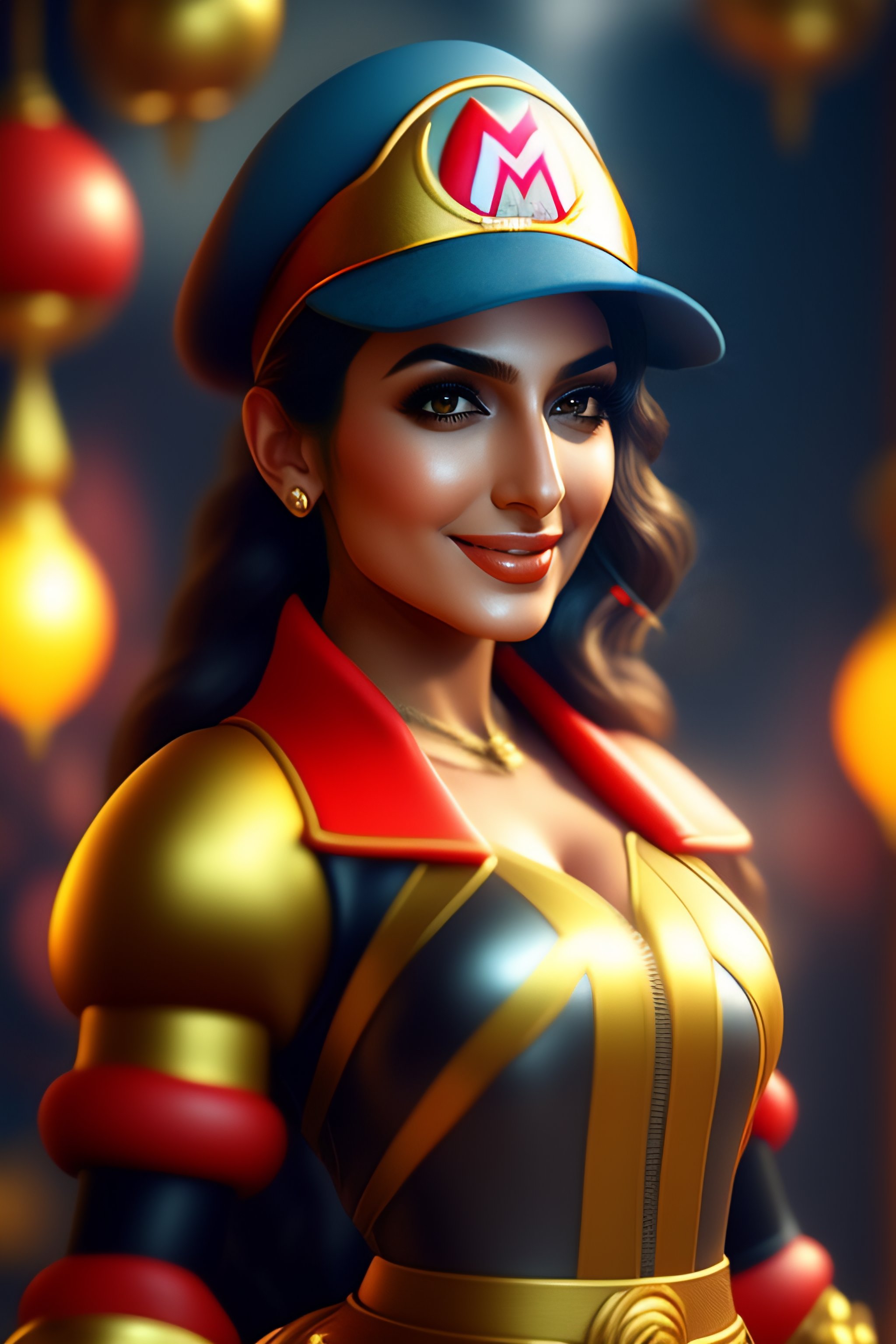 Lexica - Kiara advani as a super mario game character, hyper detailed ...