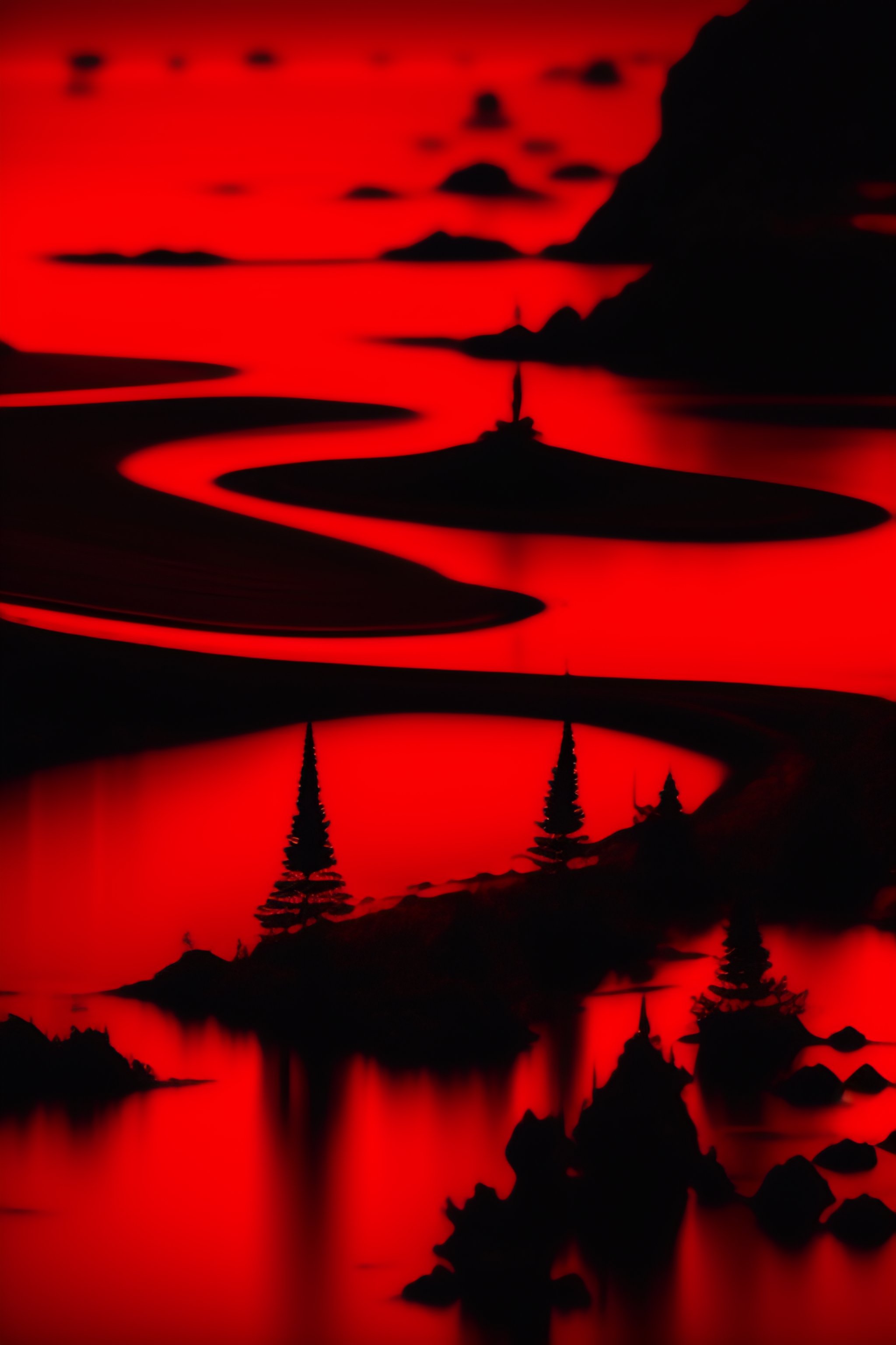 Lexica - The day I die, black and red a group of creepy evil abstract ...