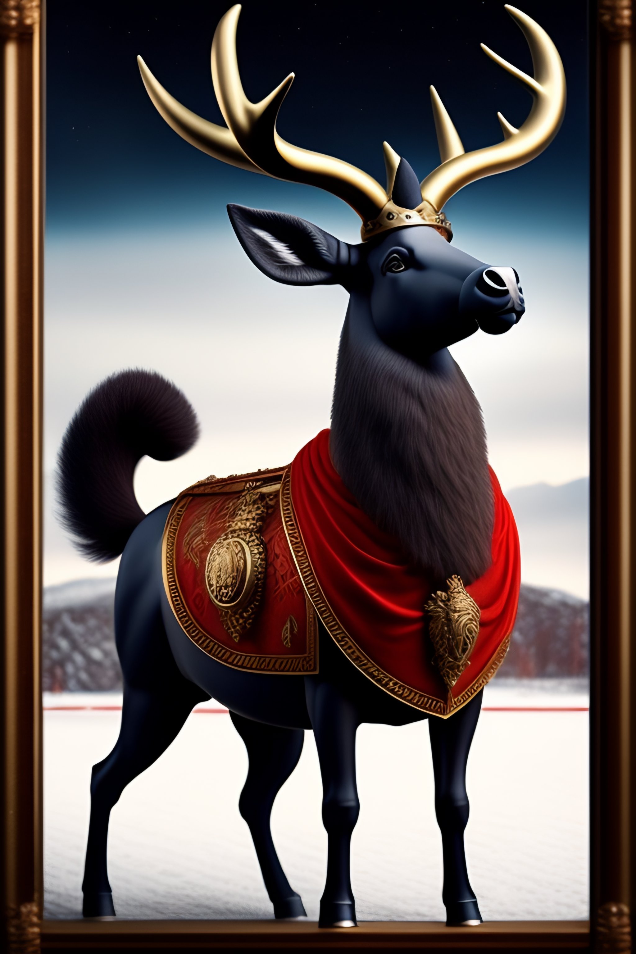 Lexica - Medieval reindeer armed with metallic guns