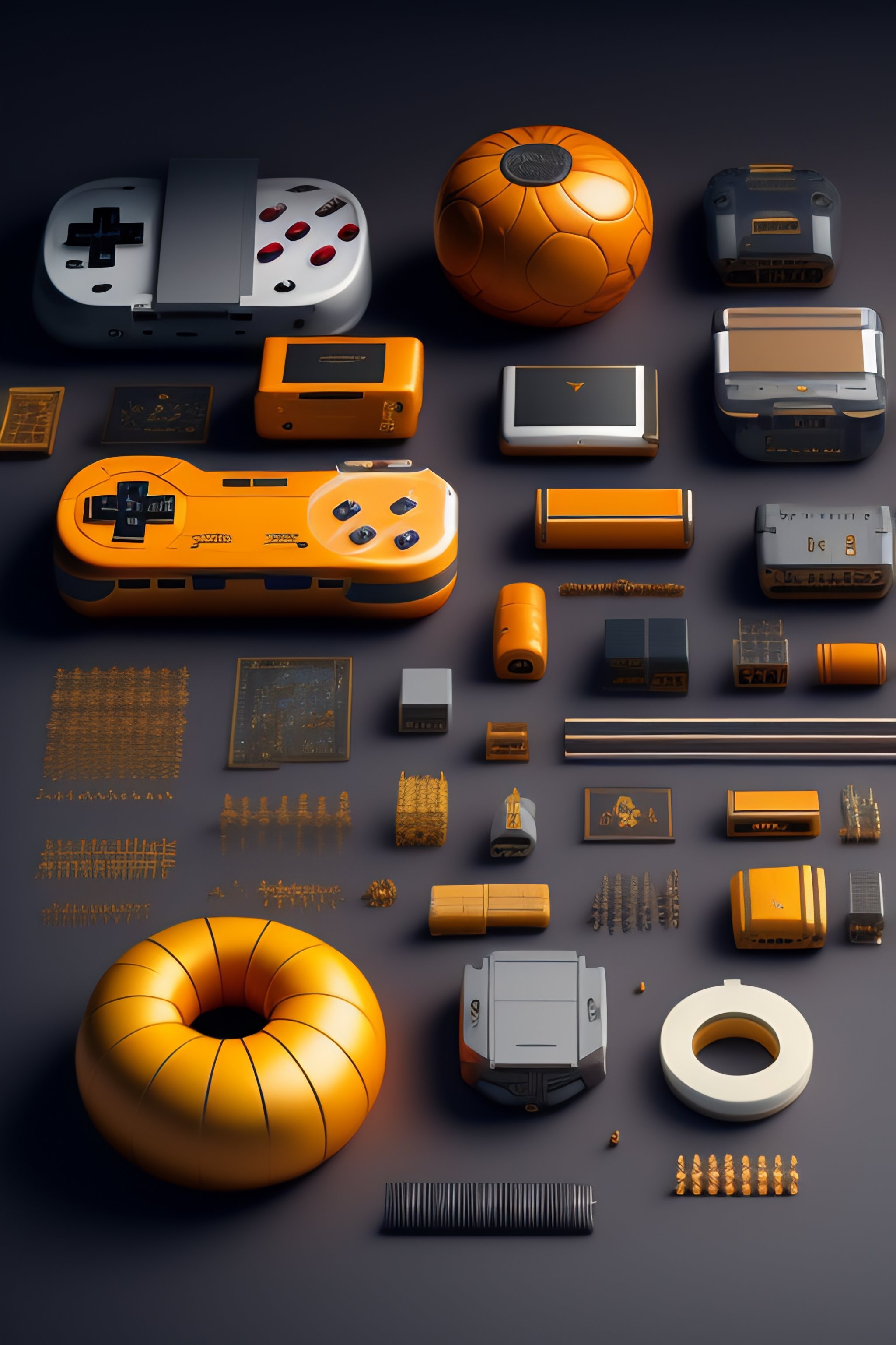 Lexica - Game boy, Costumes and props, Knolling, Knolling layout ...