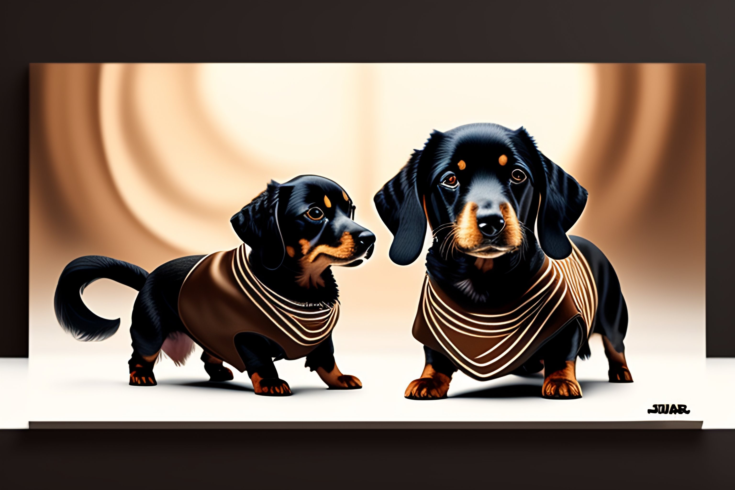 Lexica - Star Wars scene artificial intelligence dog small black and ...