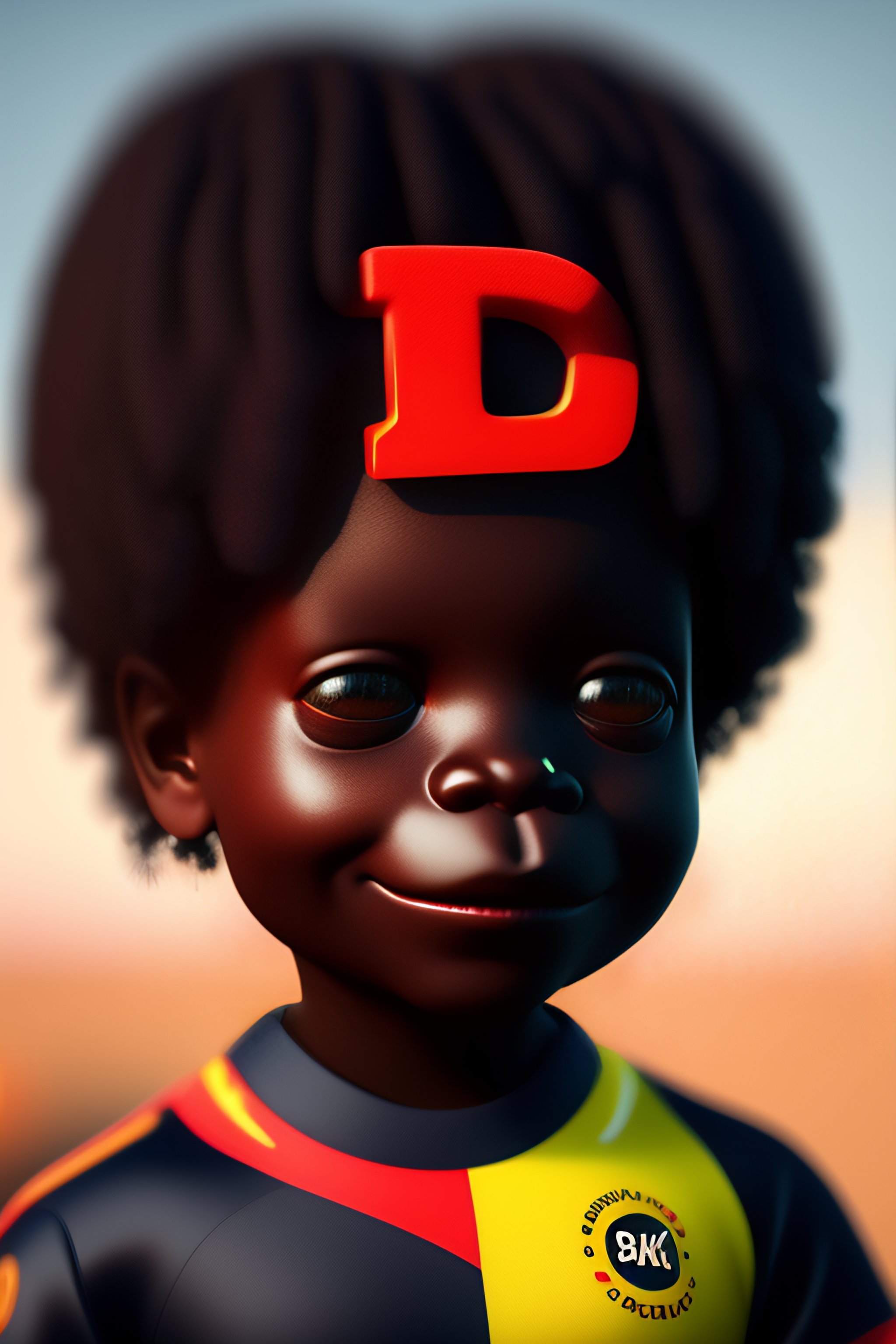 Lexica - Golliwog 3d high quality 8k realistic wearing a btc logo ...