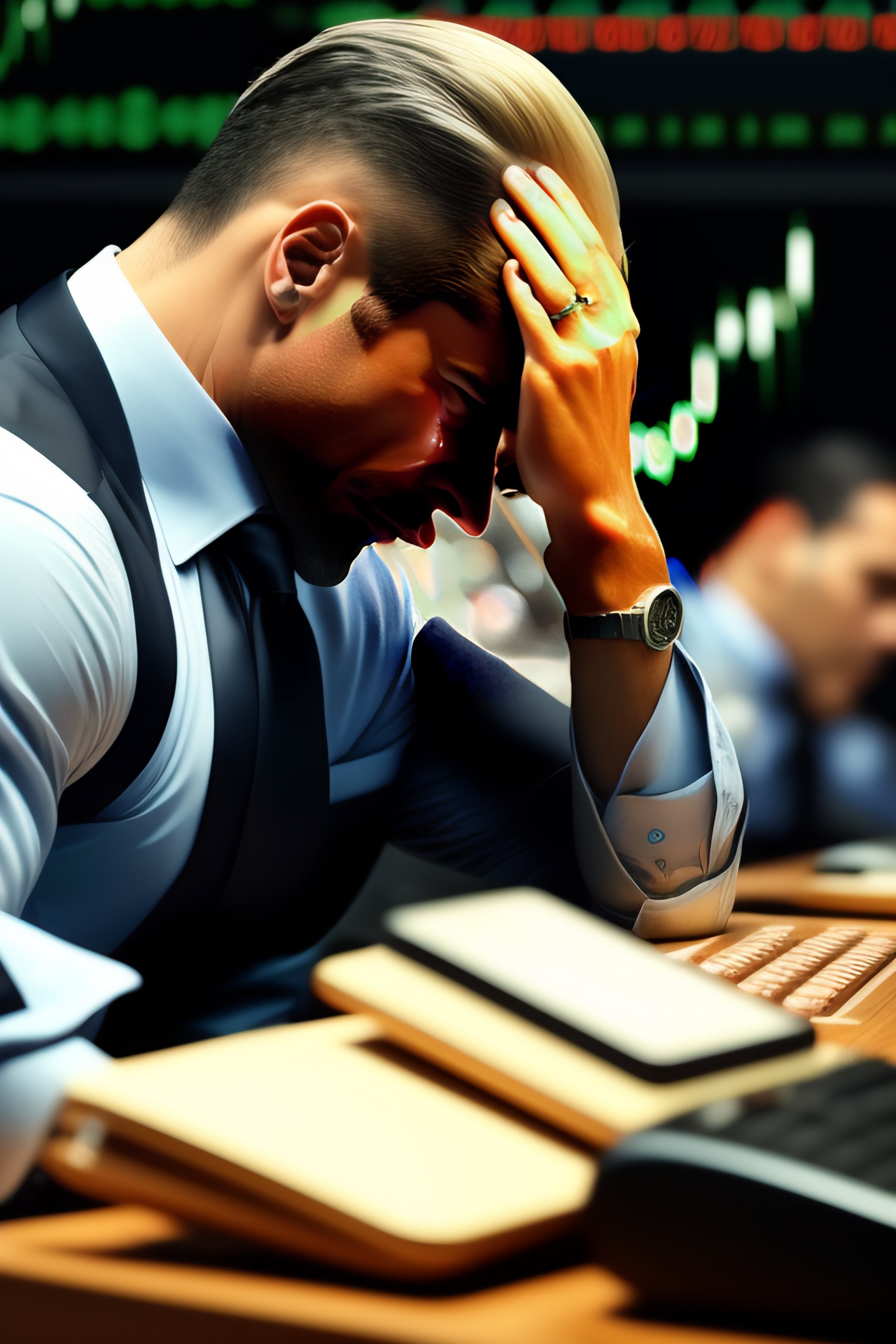 Lexica - Crying and sad futures traders loosing money,Markets crashing ...