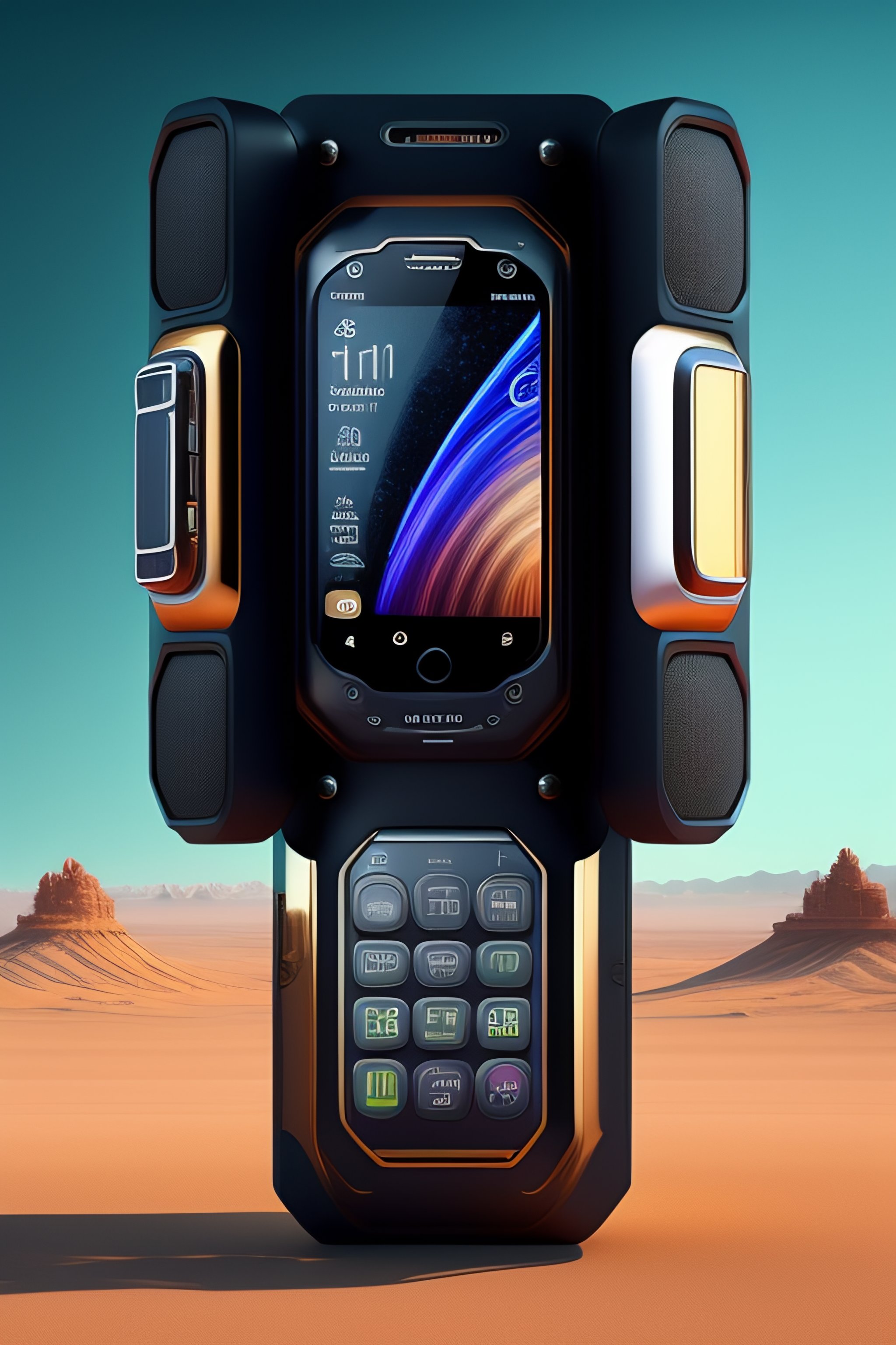 Lexica - An extremely complex and advanced cyborg Mobile phone