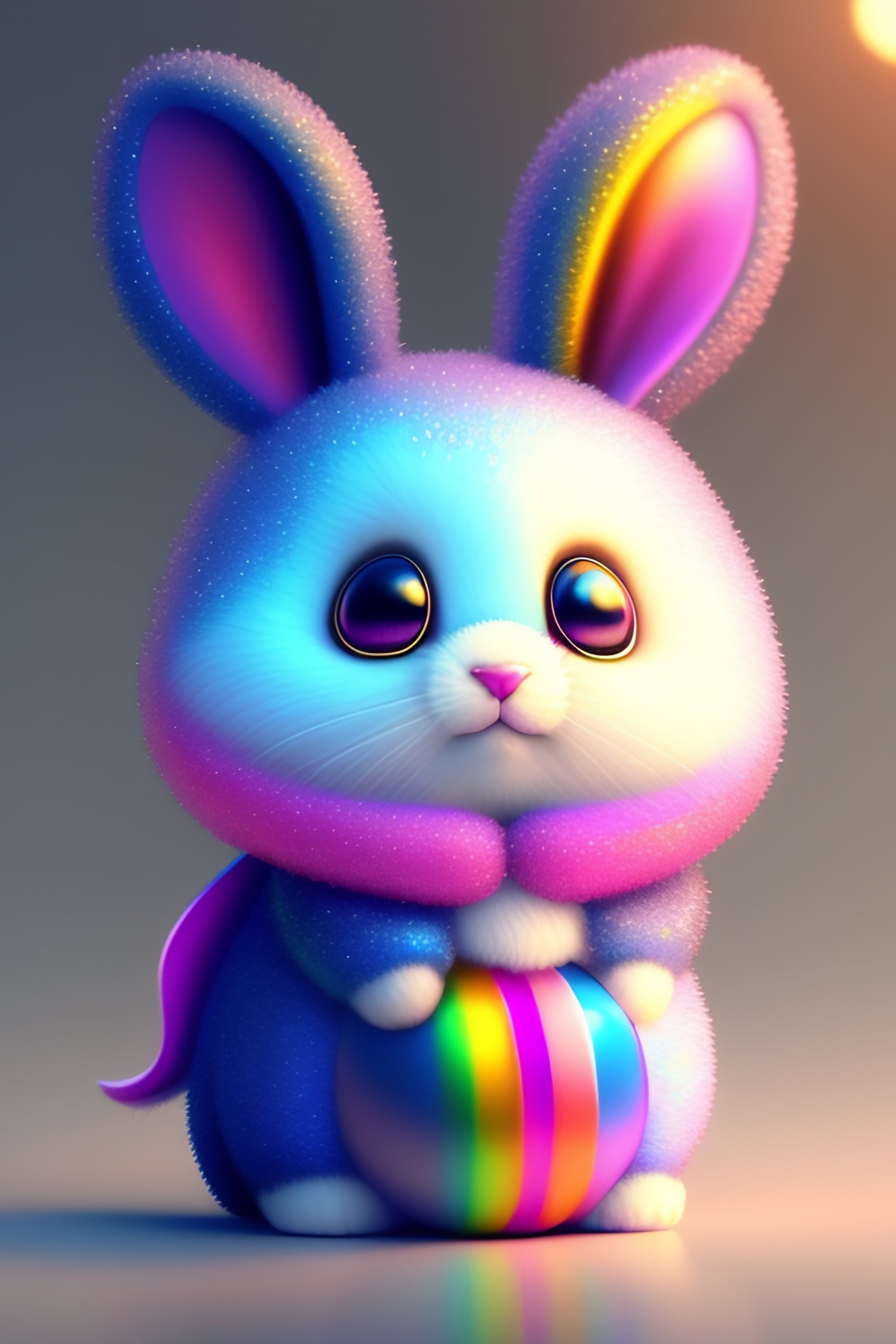 Cute Fluffy Bunnies Wallpaper