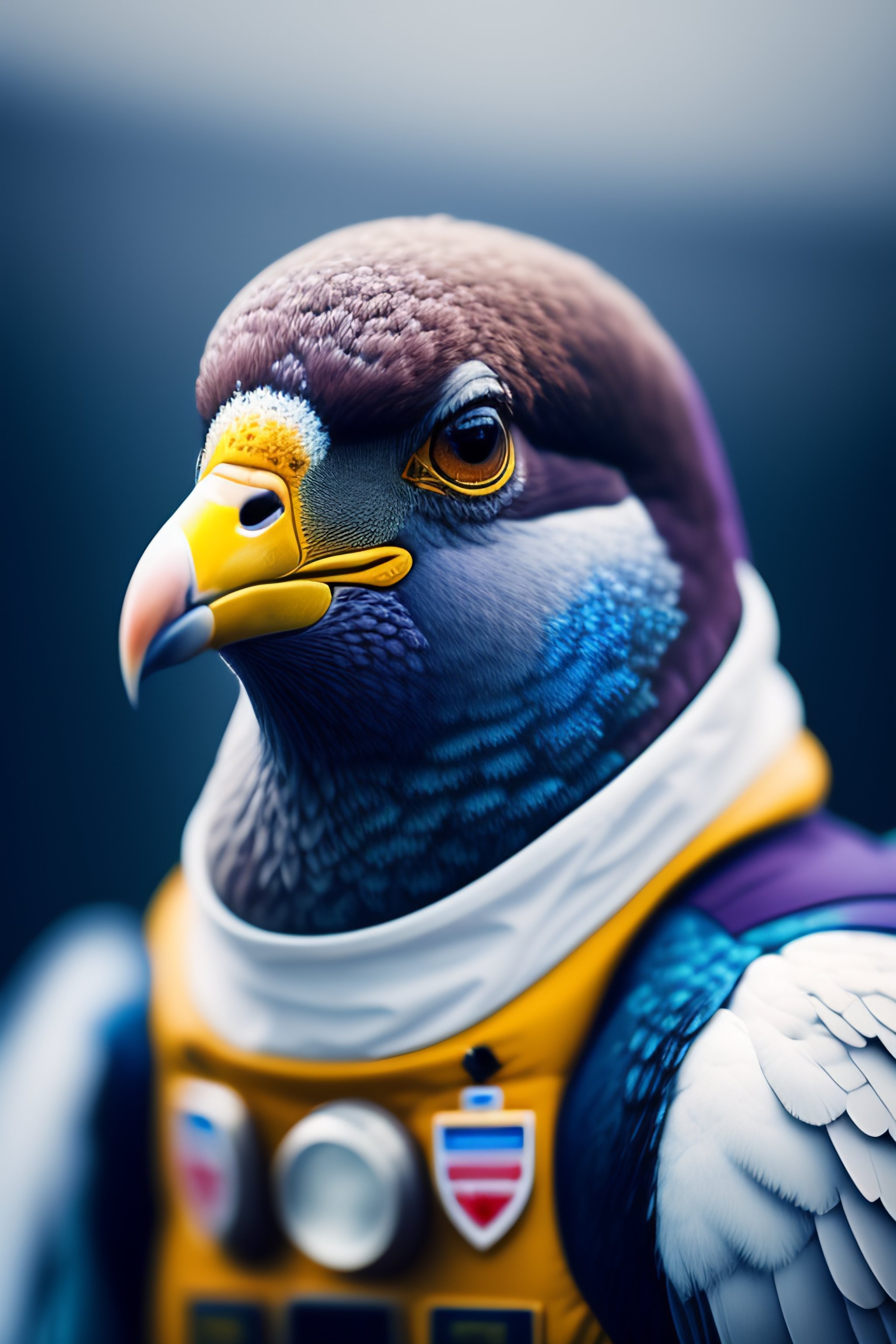 Lexica - Pigeon astronaut