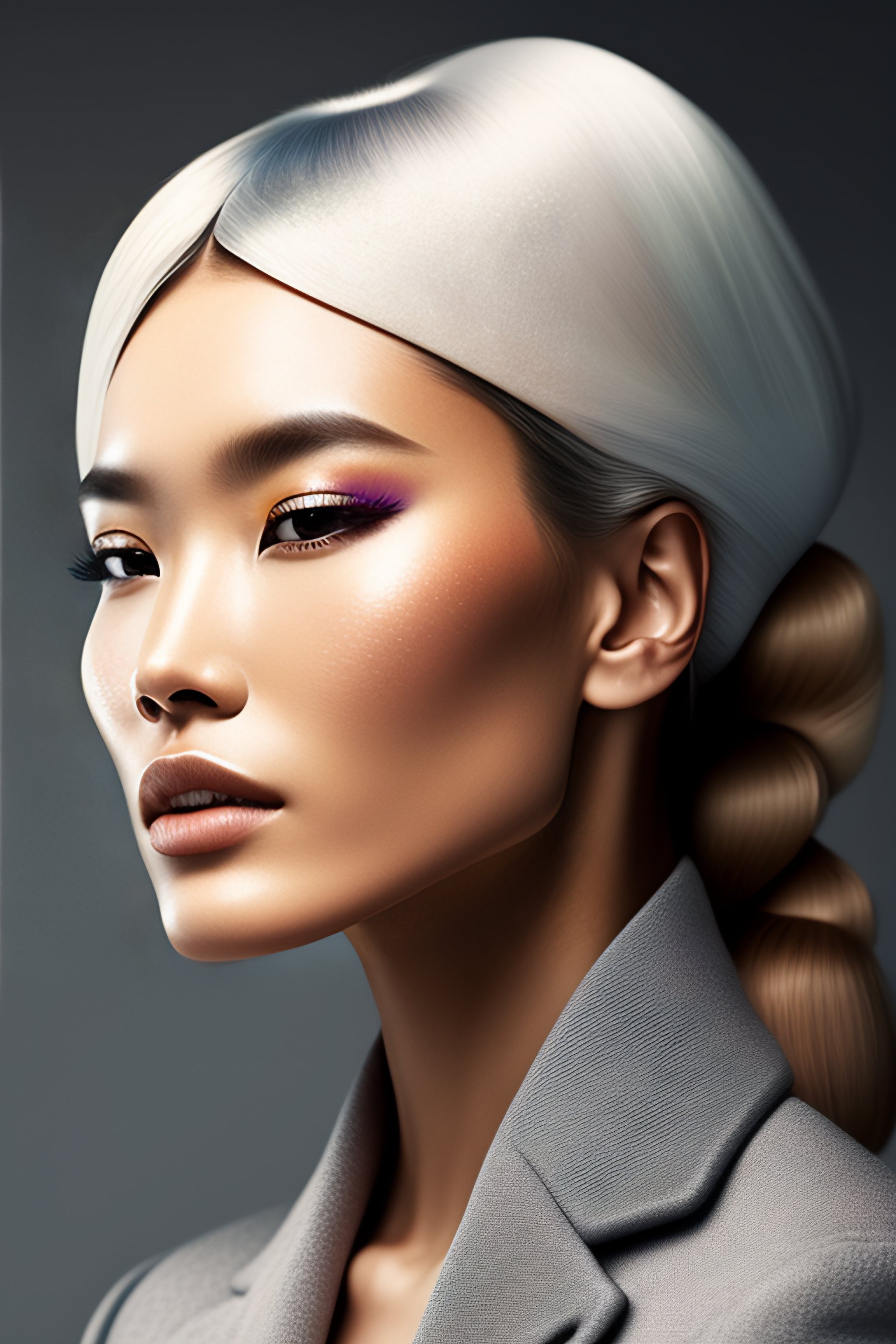 Lexica - Portrait, photograph, charismatic contractor, oval jaw ...