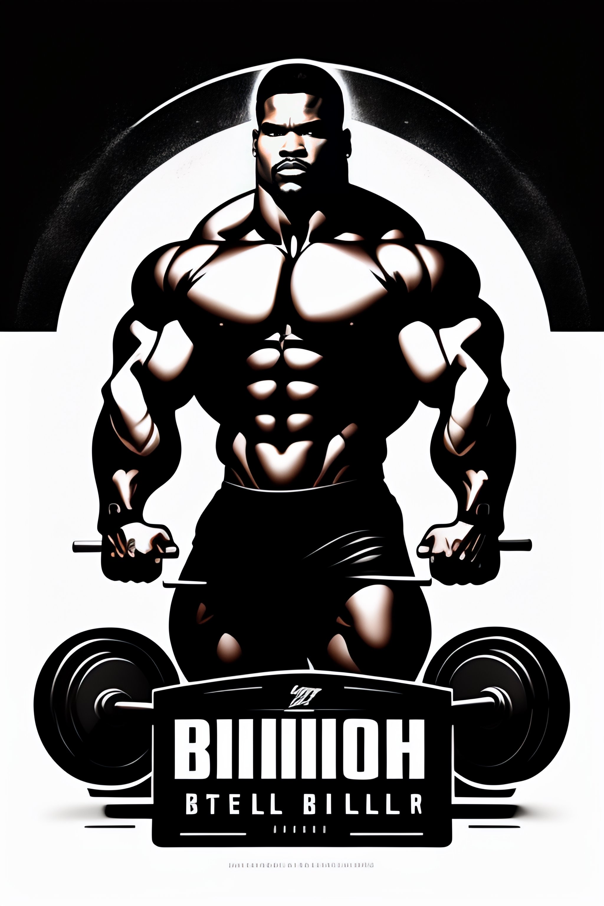 Lexica - A fierce-full muscular body builder bull lifting big heavy ...