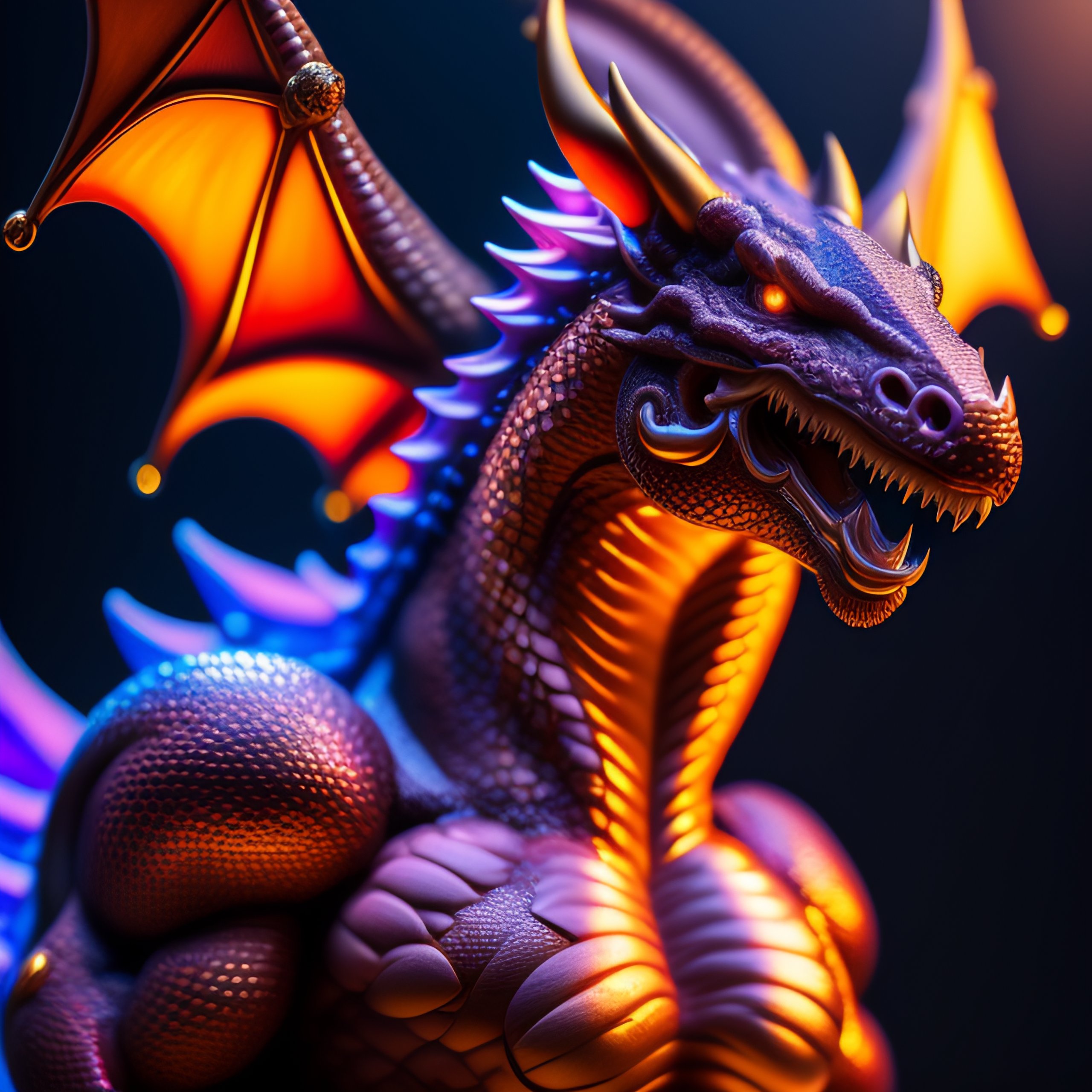 Lexica - A mighty dragon, ross tran, anatomical, highly detailed ...
