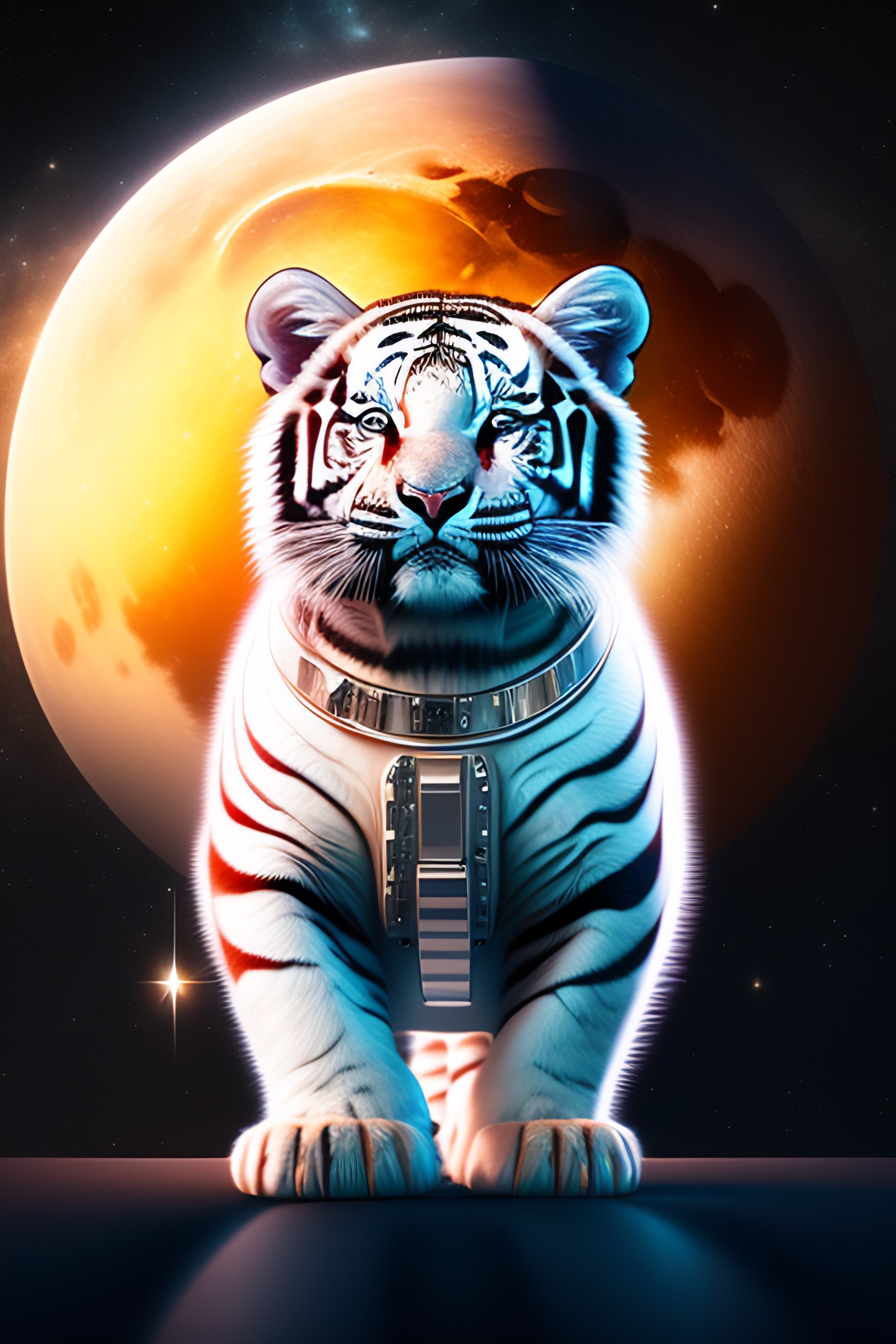 Space Tiger Wallpaper