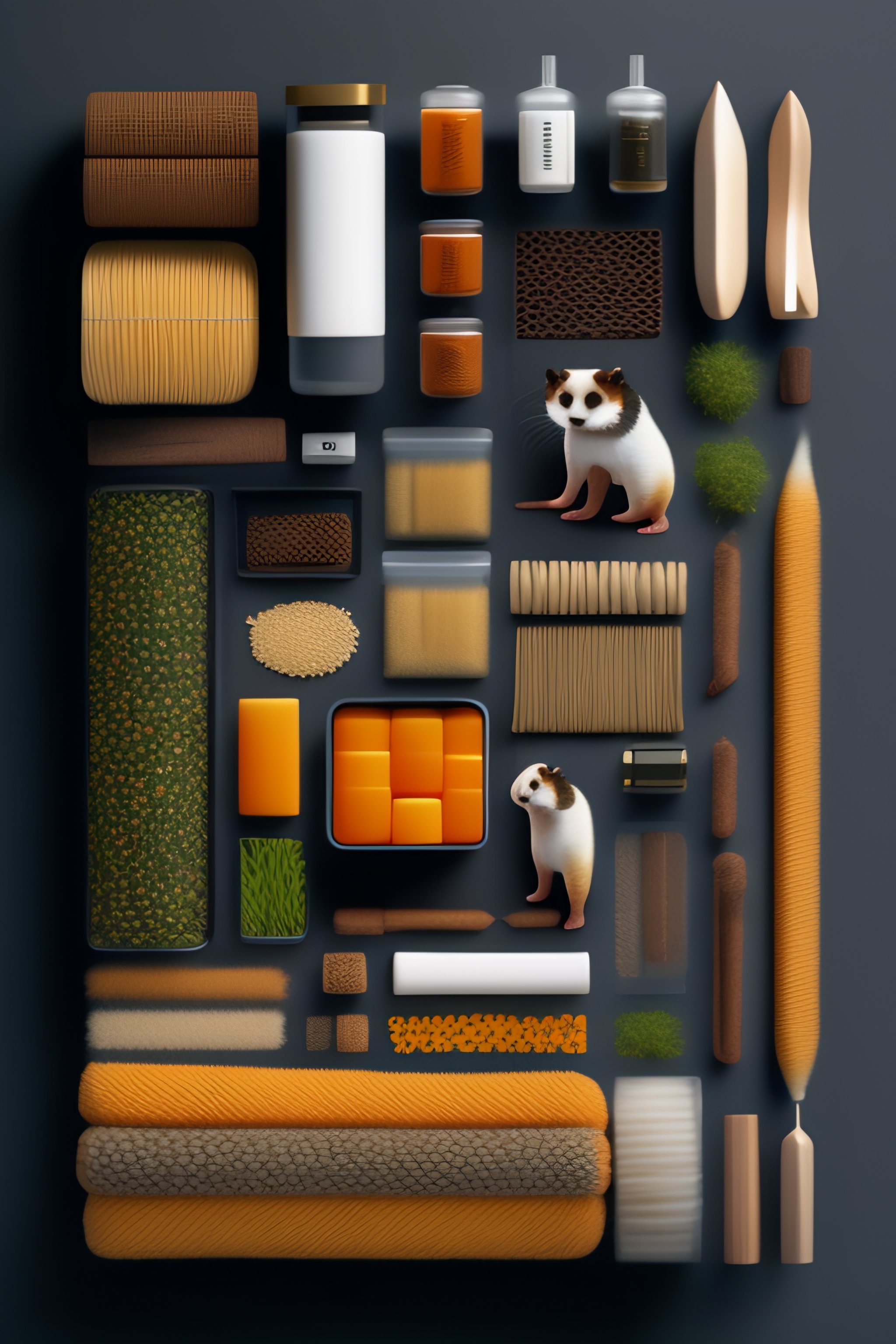 Lexica - Ferrets, Knolling, Knolling layout, Deconstruction, Highly ...