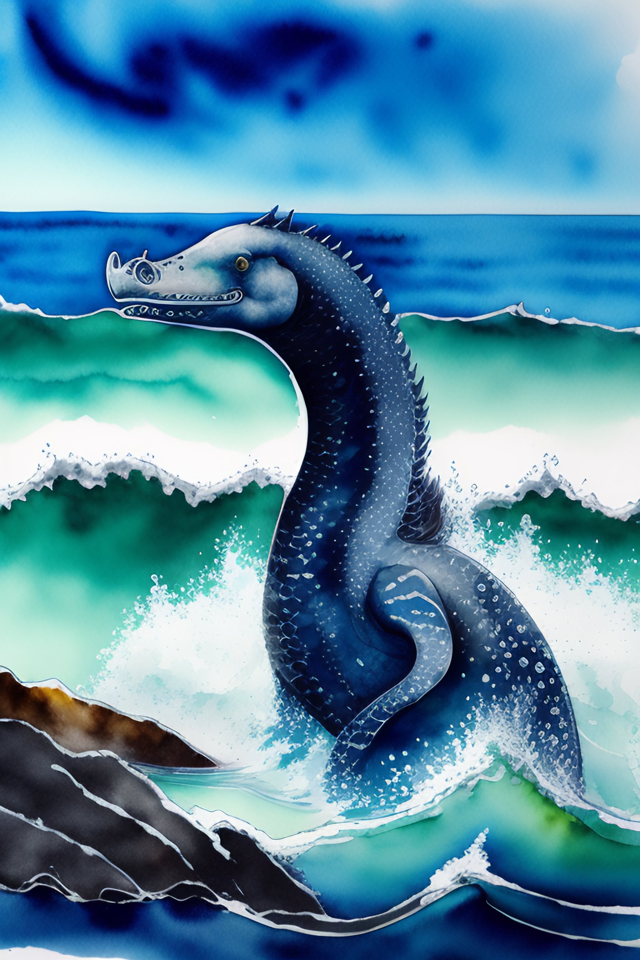 Cool Sea Monster Drawings