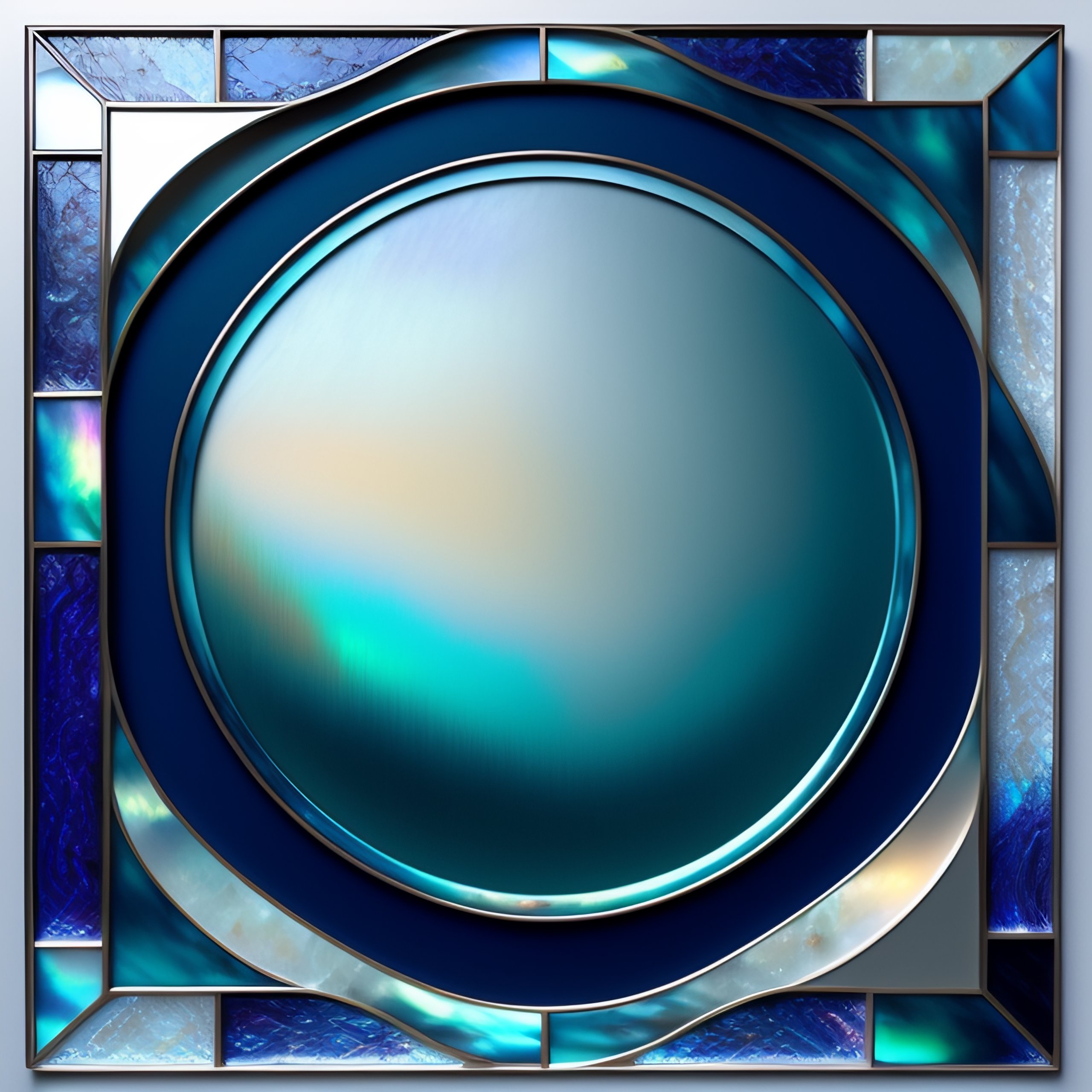 Lexica - Single mother-of-pearl inlay texture, Iridescent, blues, pale ...