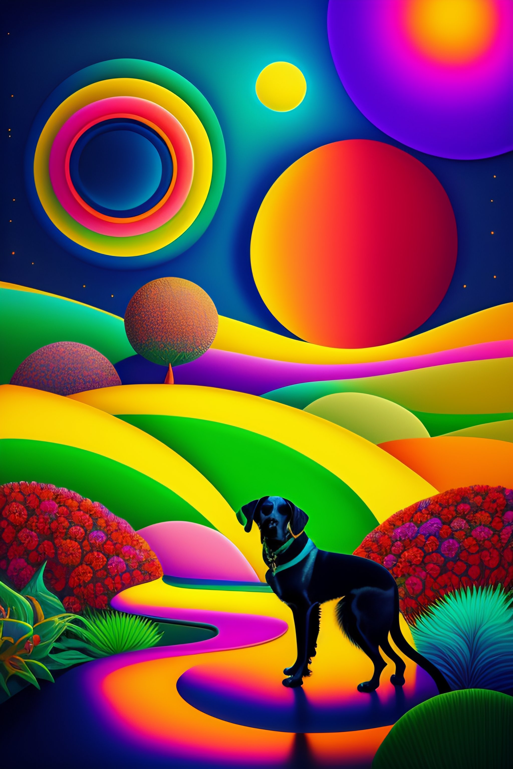 Lexica - Design a vibrant and colorful album cover that pays homage to ...