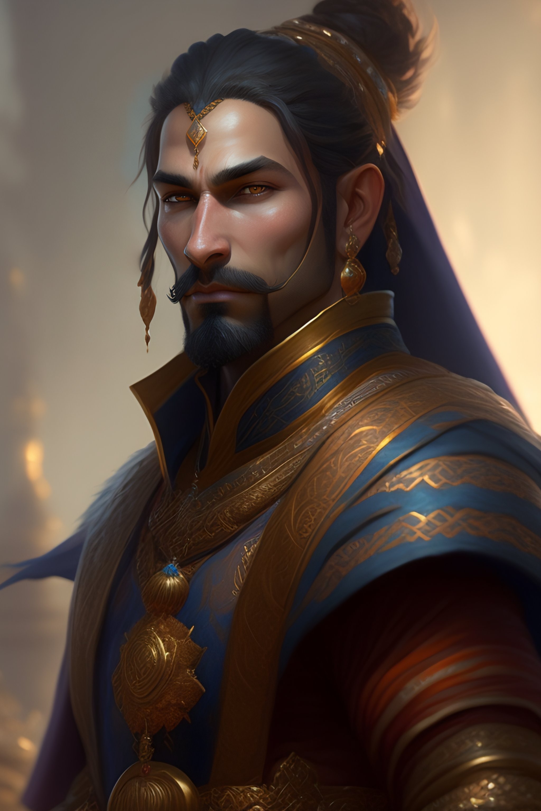 Lexica - A detailed portrait of a Tenakth by justin gerard and greg ...